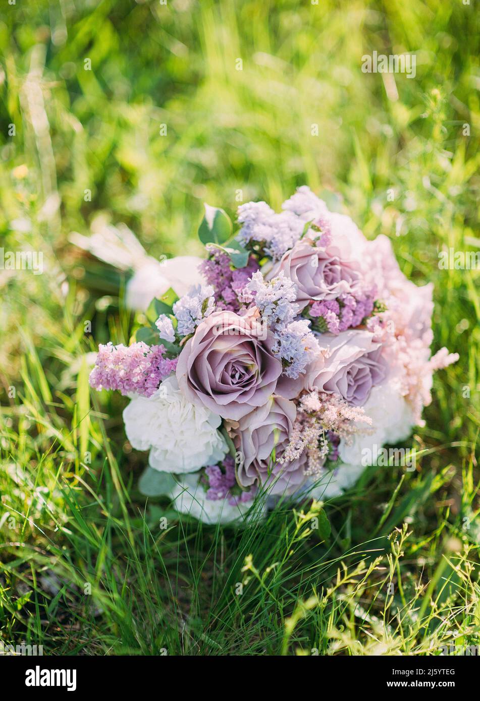 Purple Spring Wedding Flowers