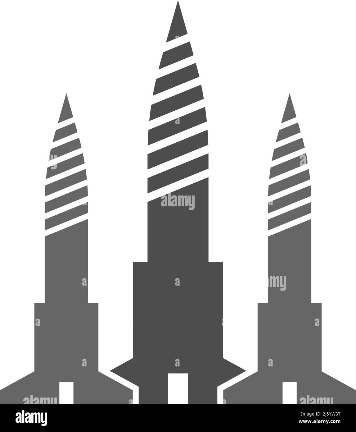 Screw, bolt icon logo design illustration template Stock Vector Image ...