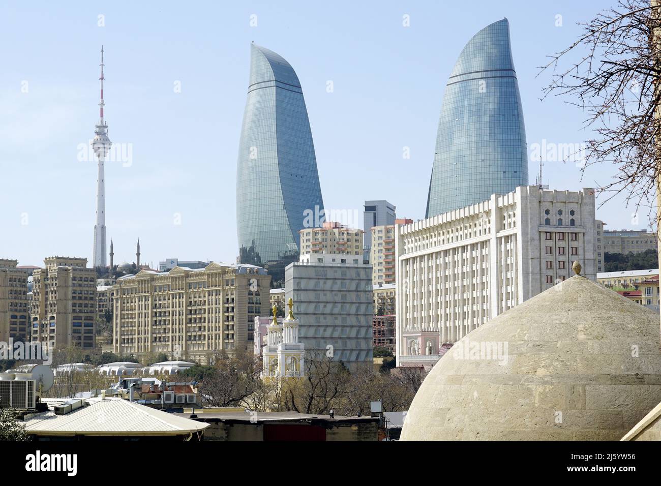 Baku, Bakı, Absheron Peninsula, Azerbaijan, Azərbaycan, Asia Stock ...