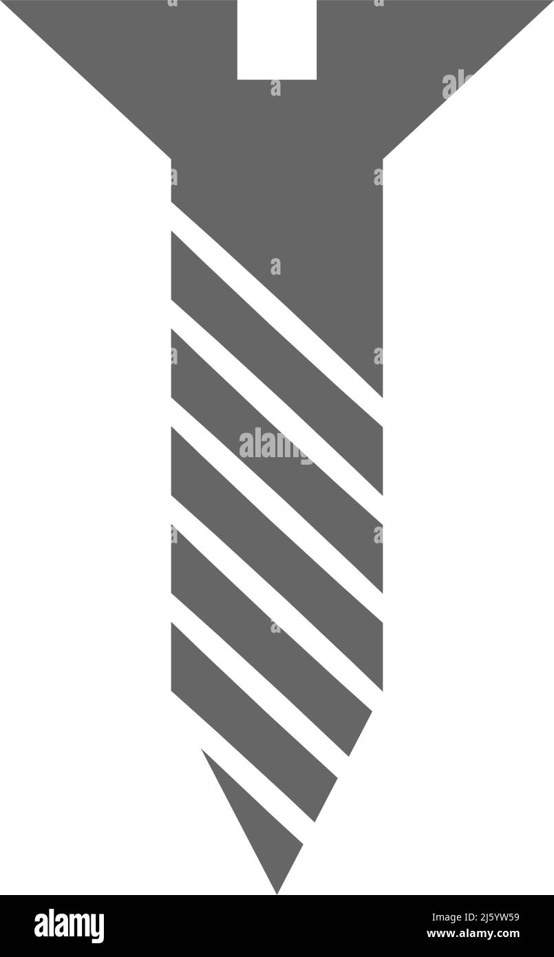 Screw, bolt icon logo design illustration template Stock Vector Image ...