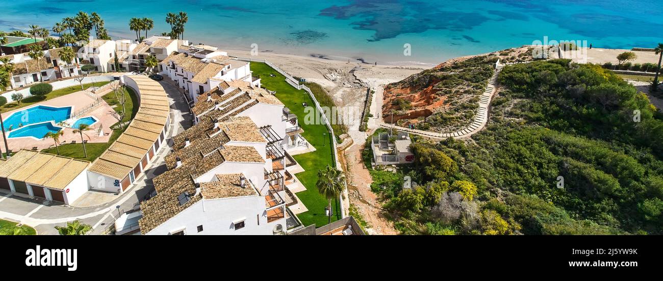 Panoramic shot beach resort hi-res stock photography and images - Alamy