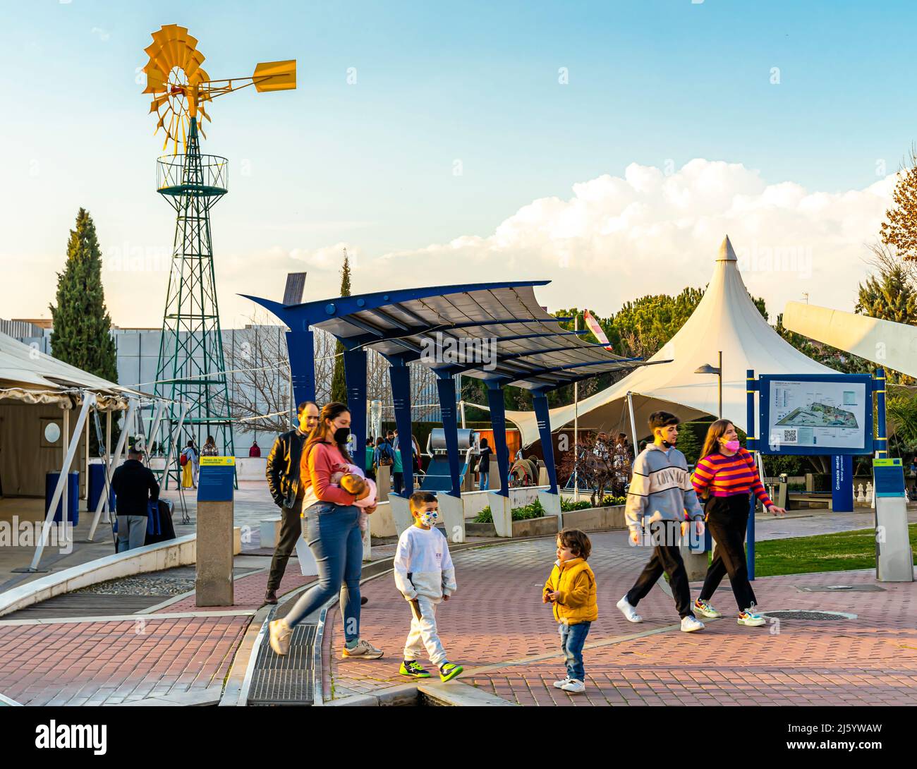 Parque de las Ciencias. Museum in Granada, Spain. Park of Science, a ...