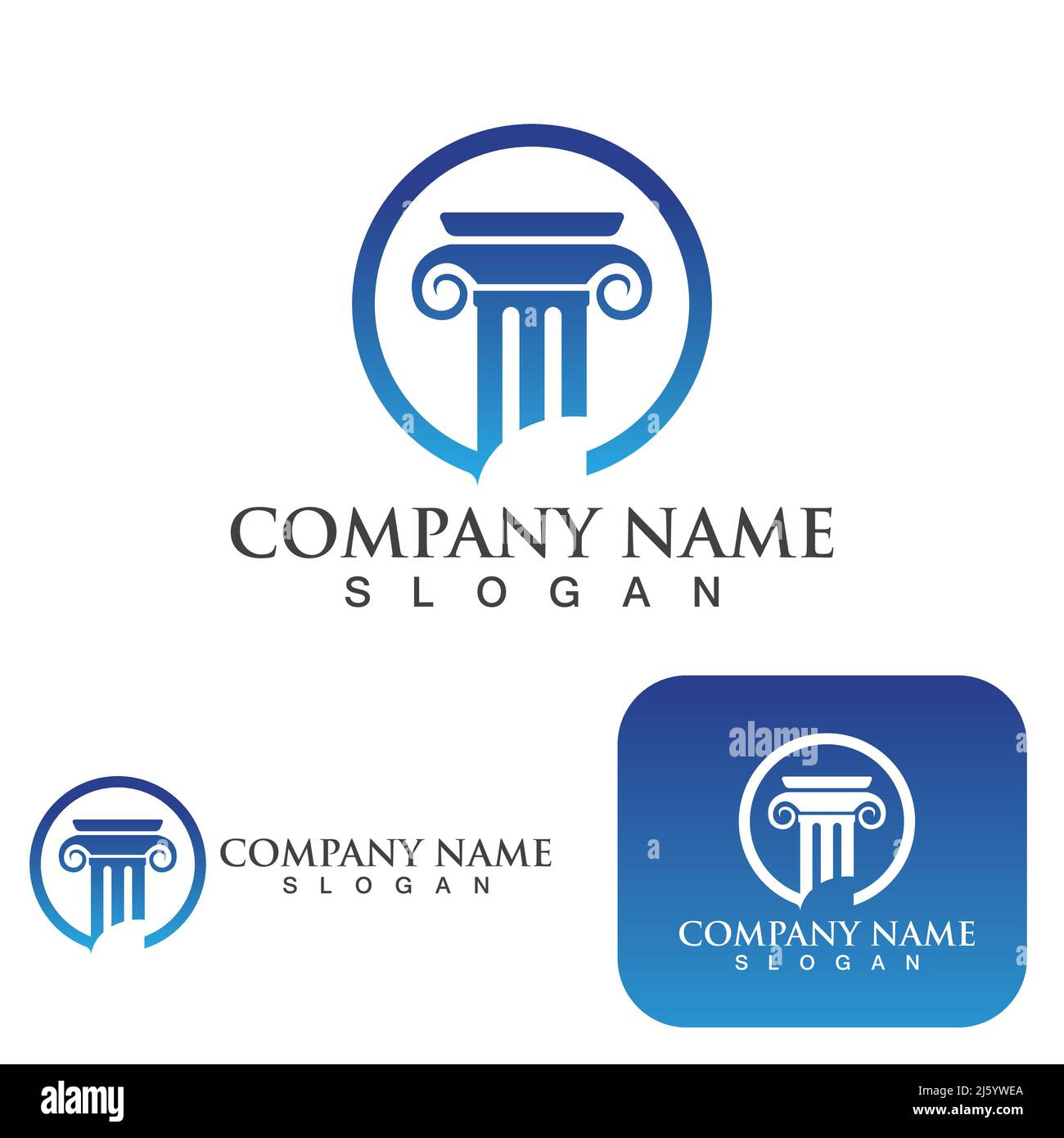 Pillar Logo and symbol vector Stock Vector Image & Art - Alamy