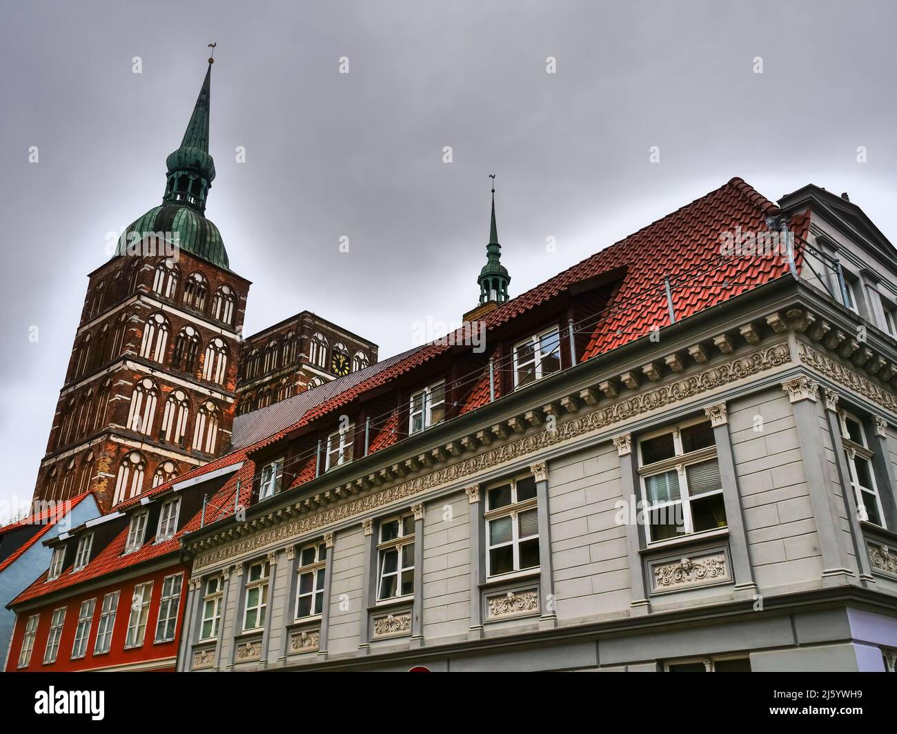 The city of Stralsund at the baltic sea Stock Photo - Alamy