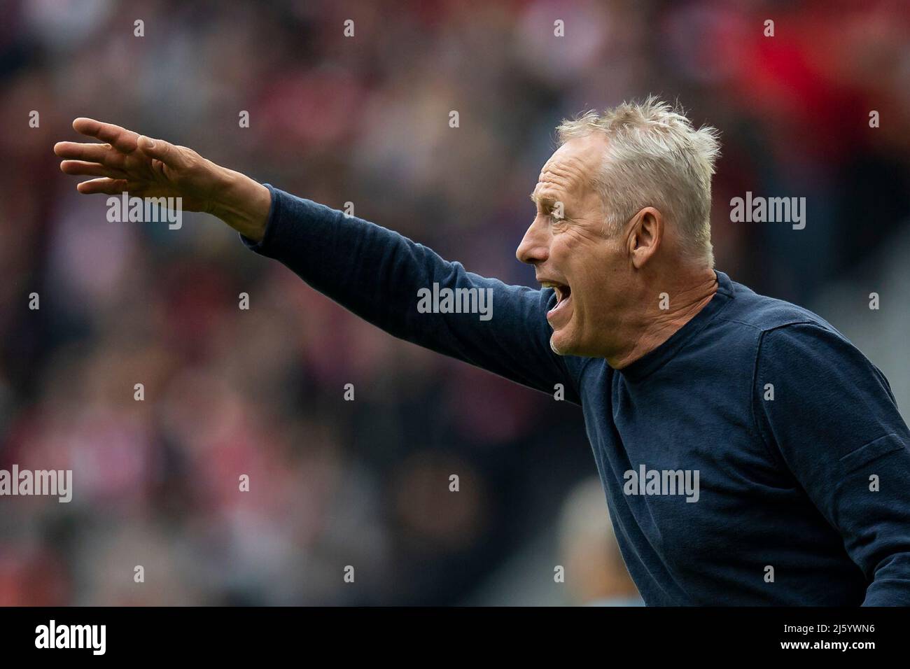 Freiburg Im Breisgau, Germany. 23rd Apr, 2022. Soccer: Bundesliga, SC ...