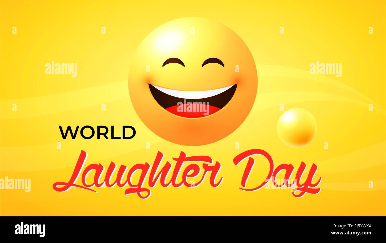 World laughter day vector hi-res stock photography and images - Alamy