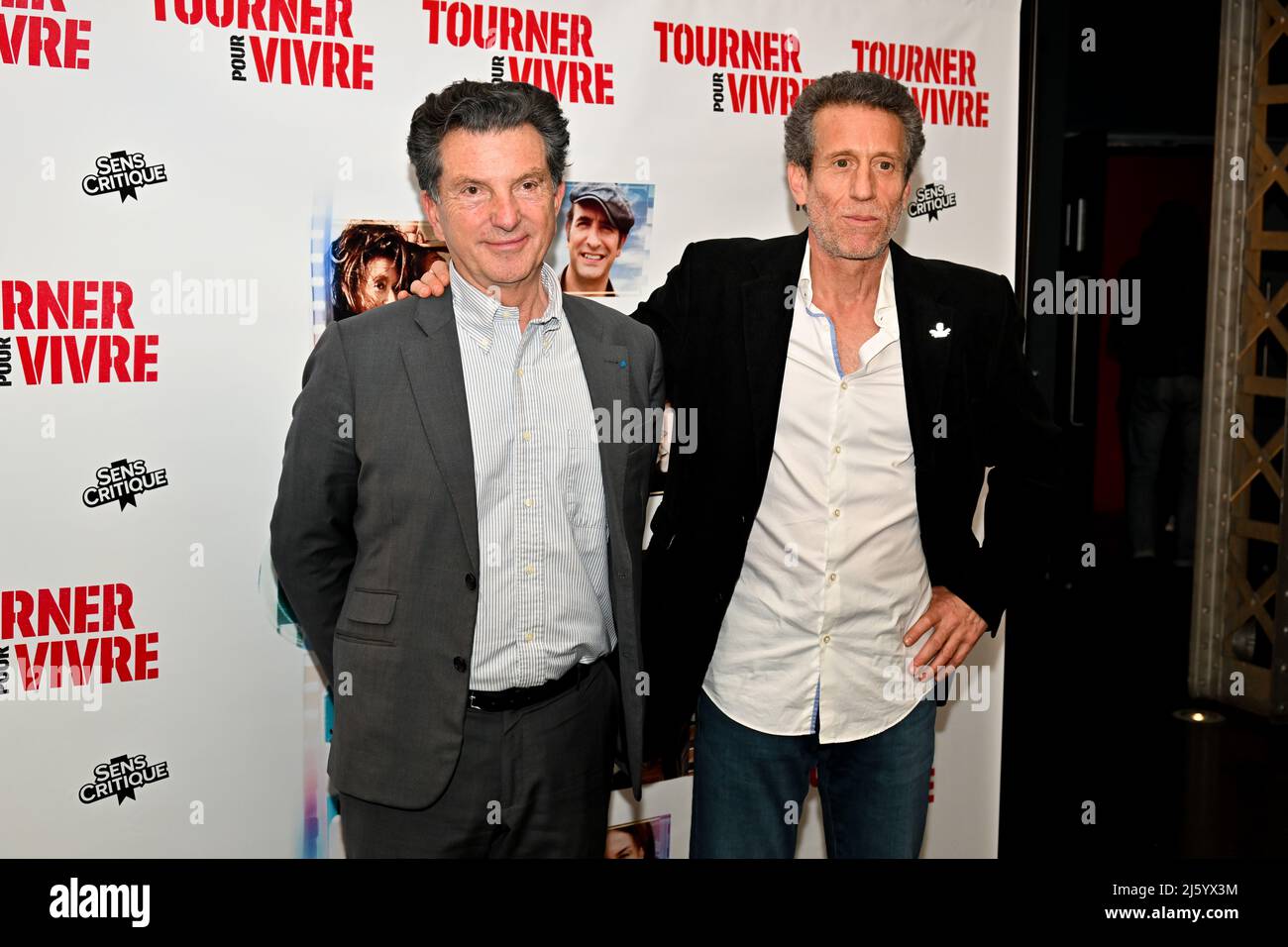 Paris, France, April 25, 2022. Philippe Azoulay at the preview of the ...