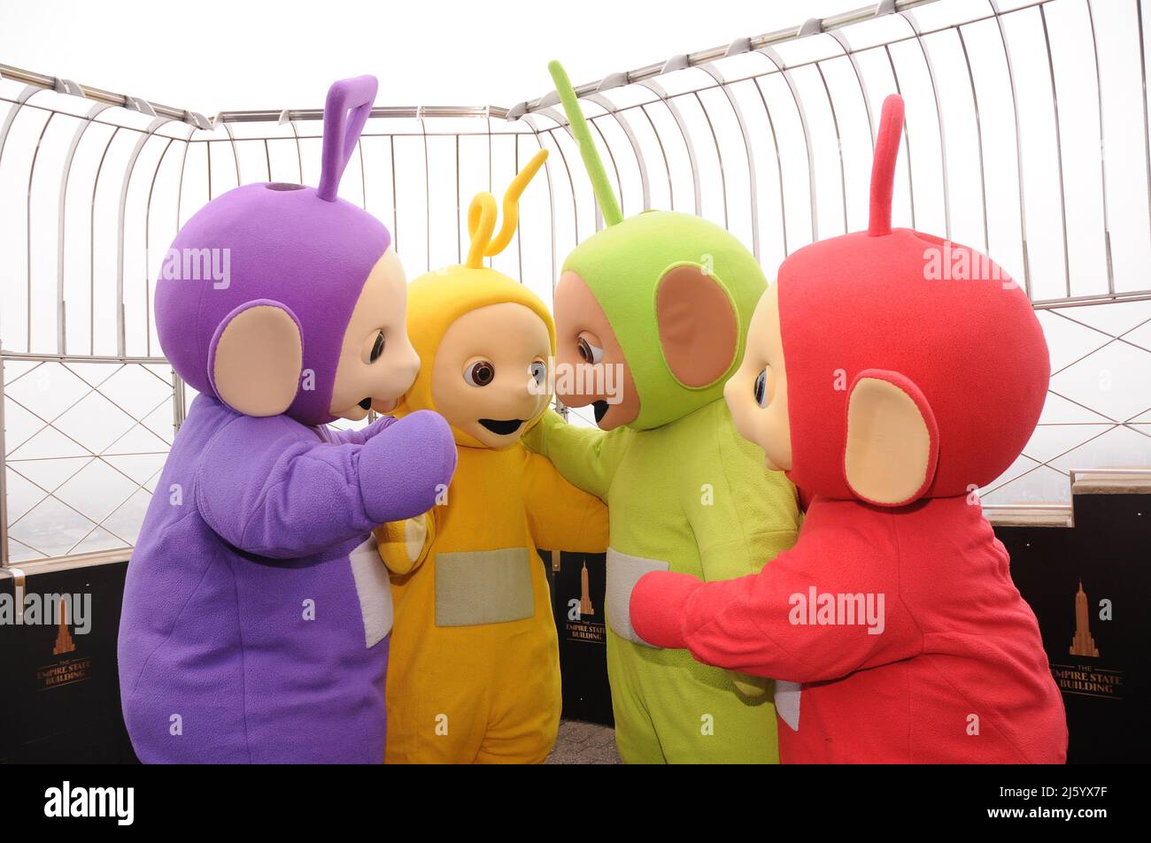 New York, United States. 26th Apr, 2022. The Teletubbies visit the ...