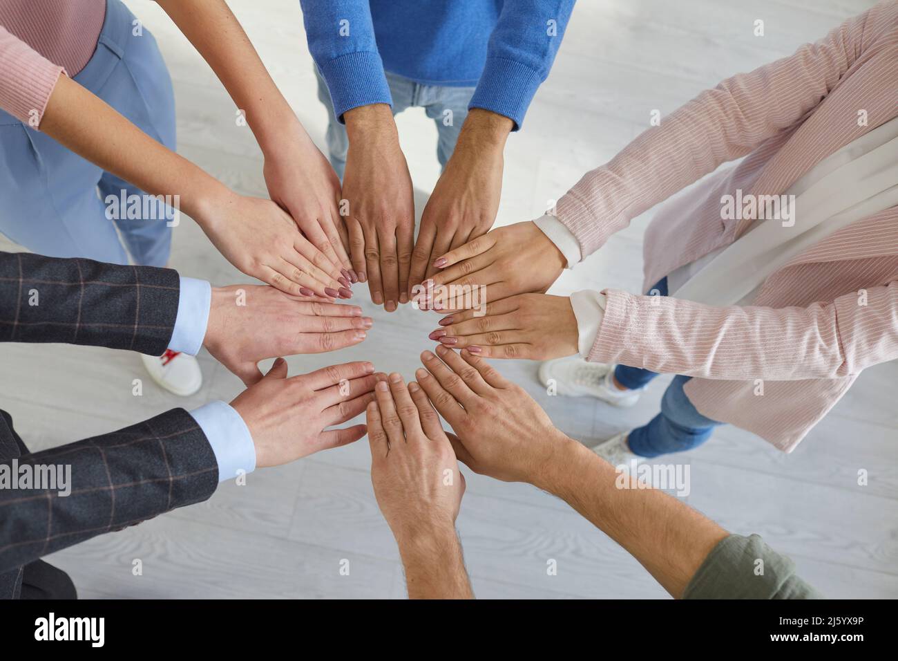 Hand together hi-res stock photography and images - Alamy
