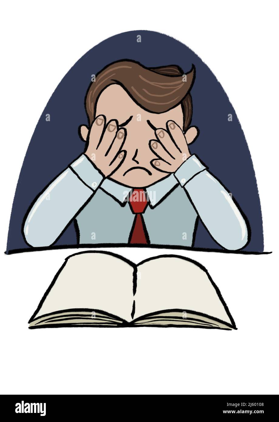 Unhappy read Cut Out Stock Images & Pictures - Alamy