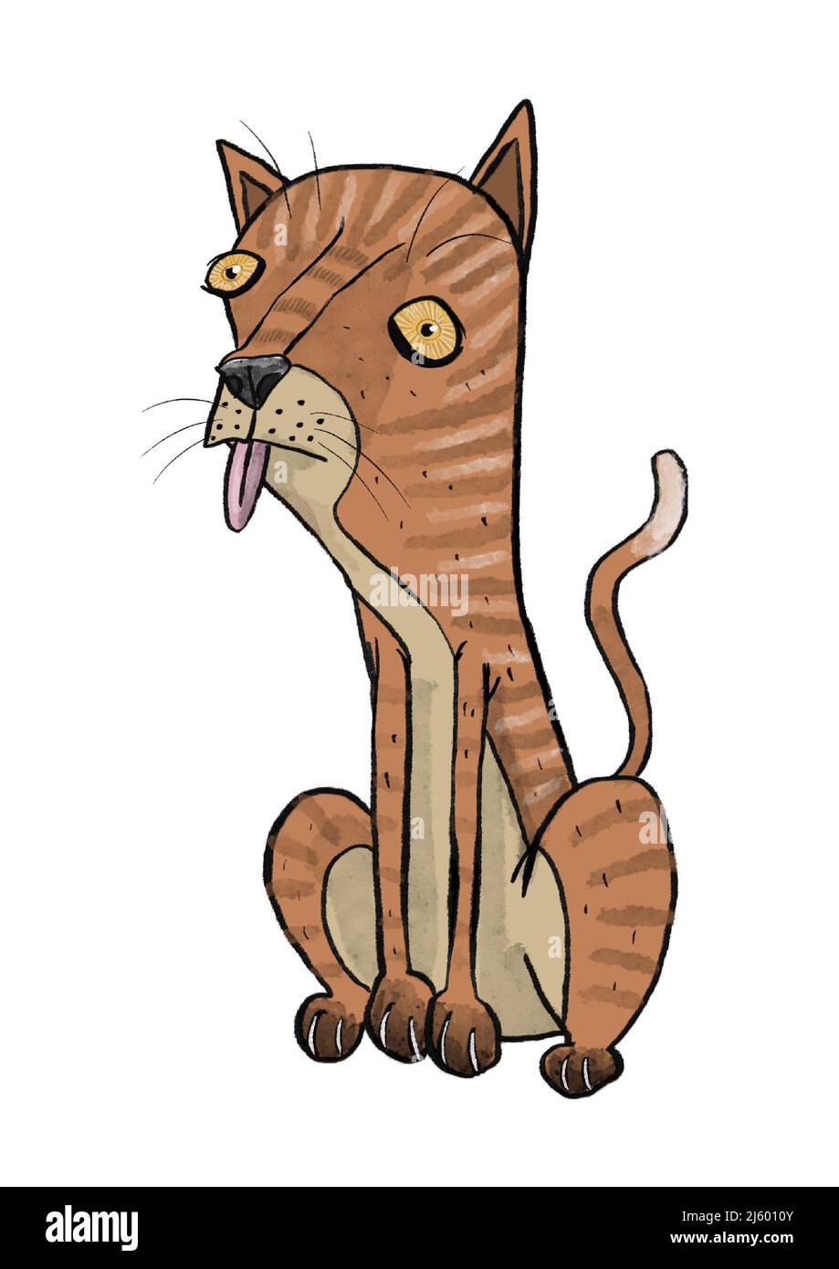 Humorous cat design Cut Out Stock Images & Pictures - Alamy