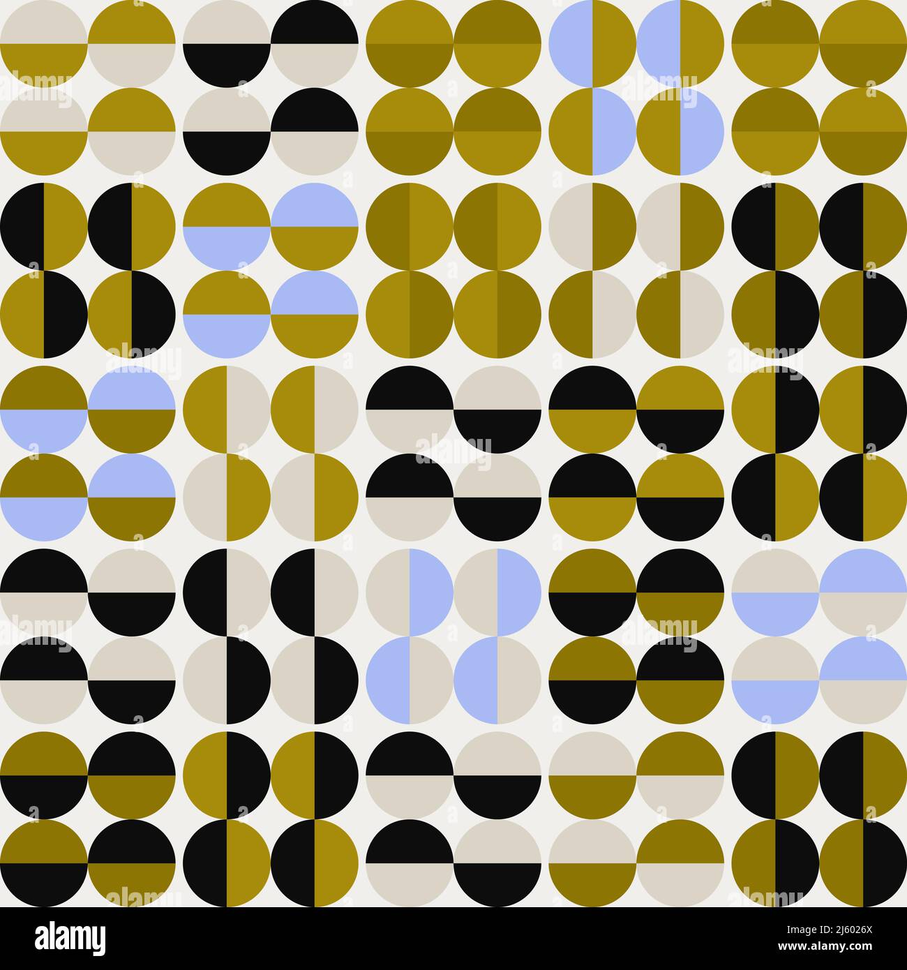 Minimal Art inspired vector pattern artwork made with abstract geometry ...