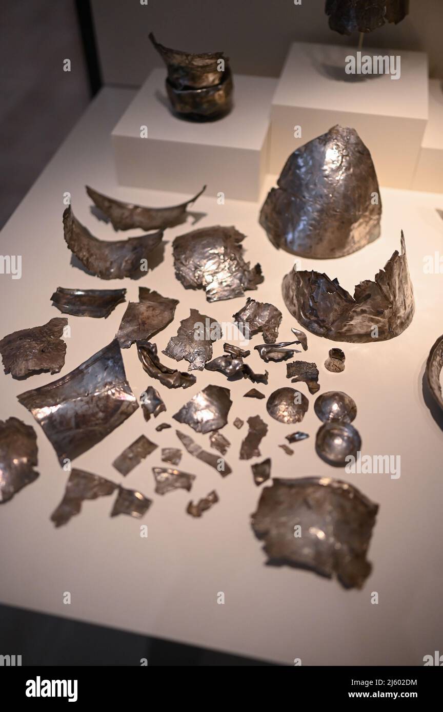 La Tene II-type Fibulas, Silver, Perotito Hoard. The National ...