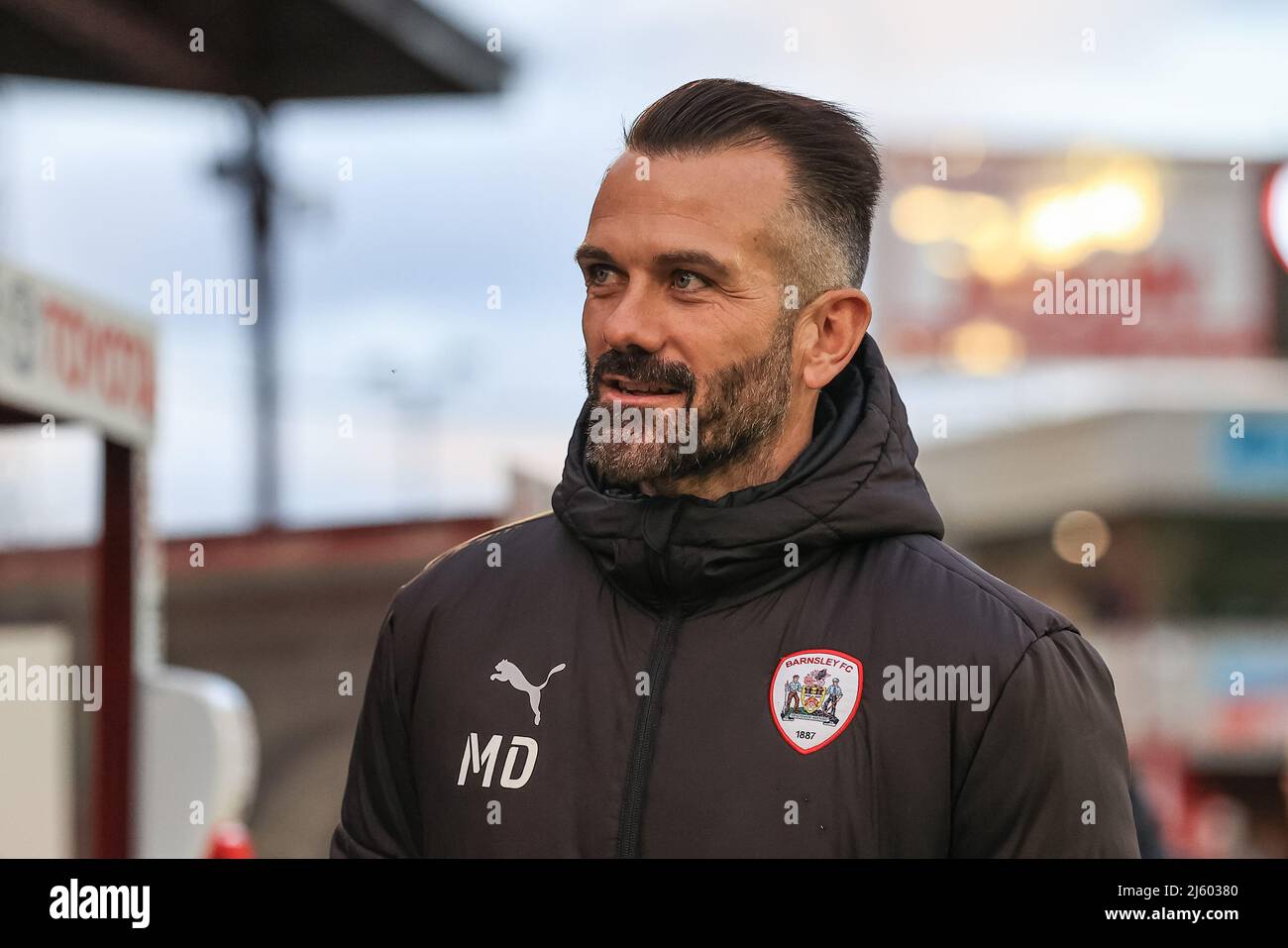 Martin Devaney of Barnsley meets the fans as the fans as interim head ...