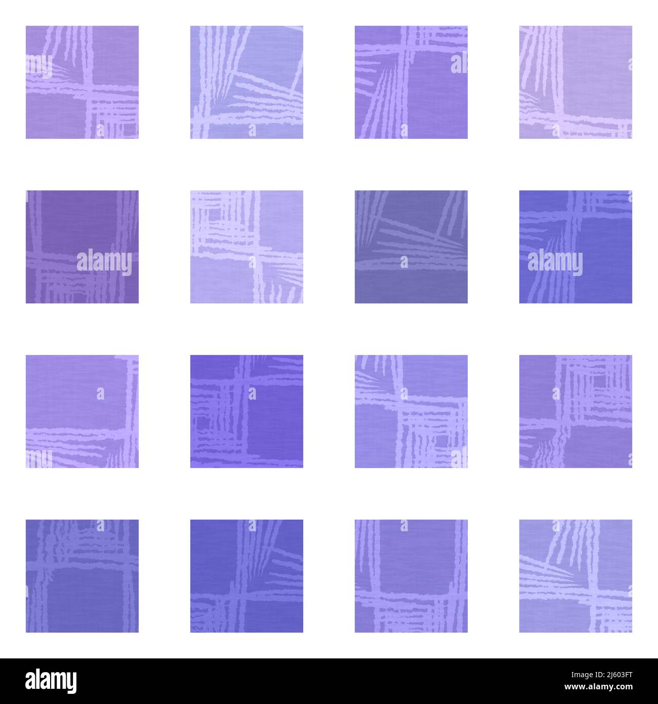 Trend color palette peri purple grid seamless pattern. Modern mosaic ...