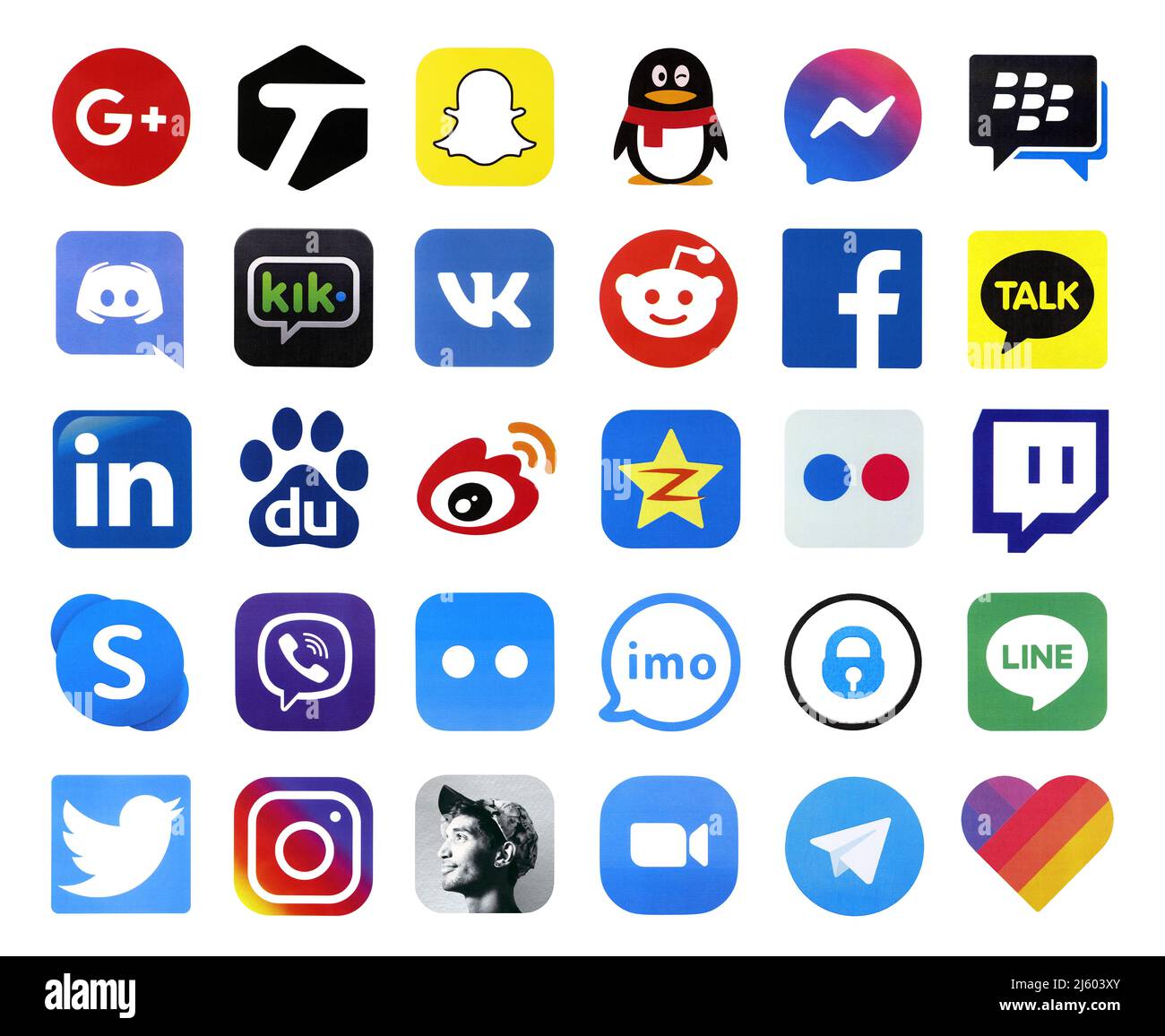Facebook logo on blackberry Cut Out Stock Images & Pictures - Alamy