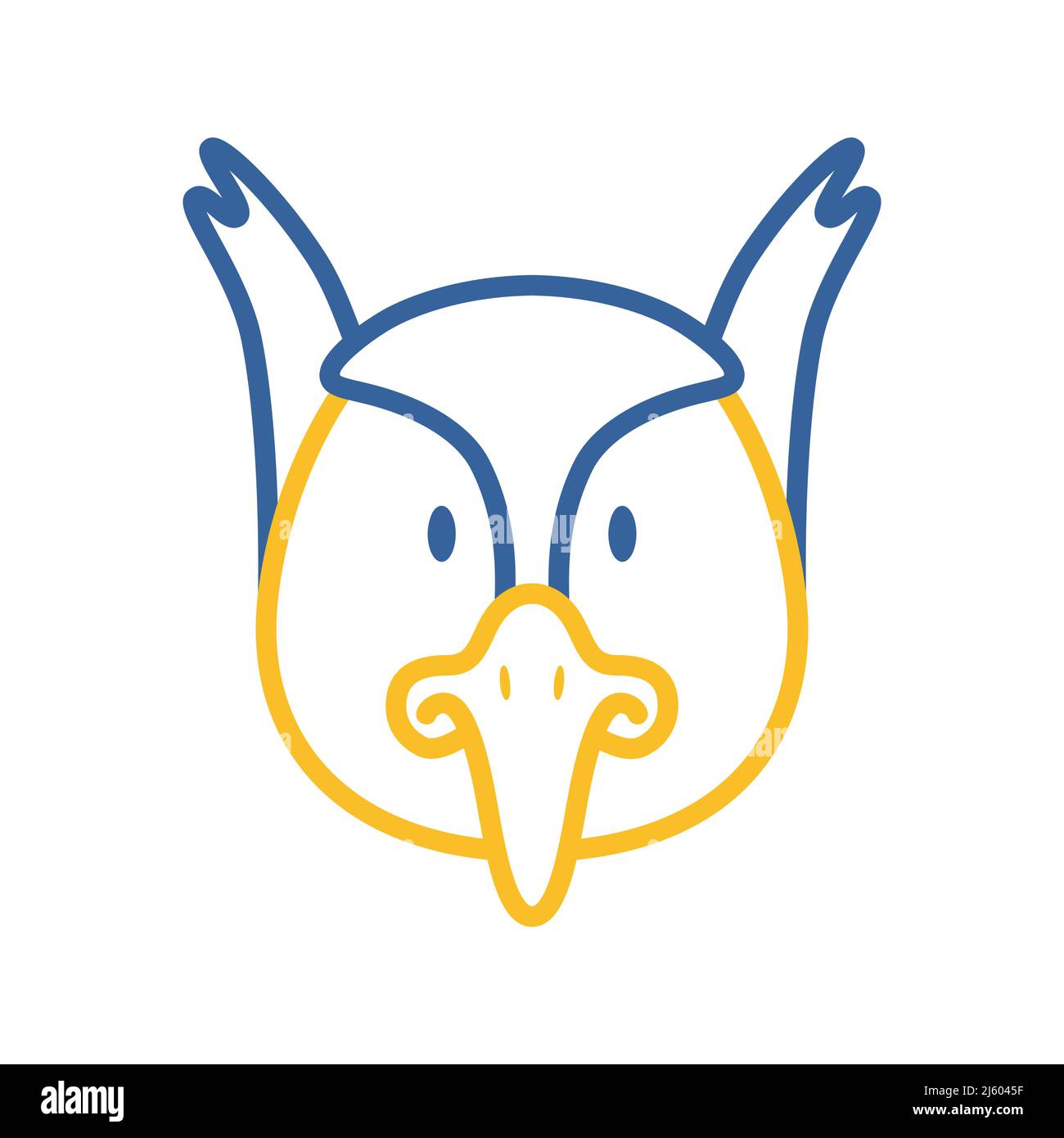 Pheasant isolated icon. Animal head vector. Agriculture sign. Graph ...