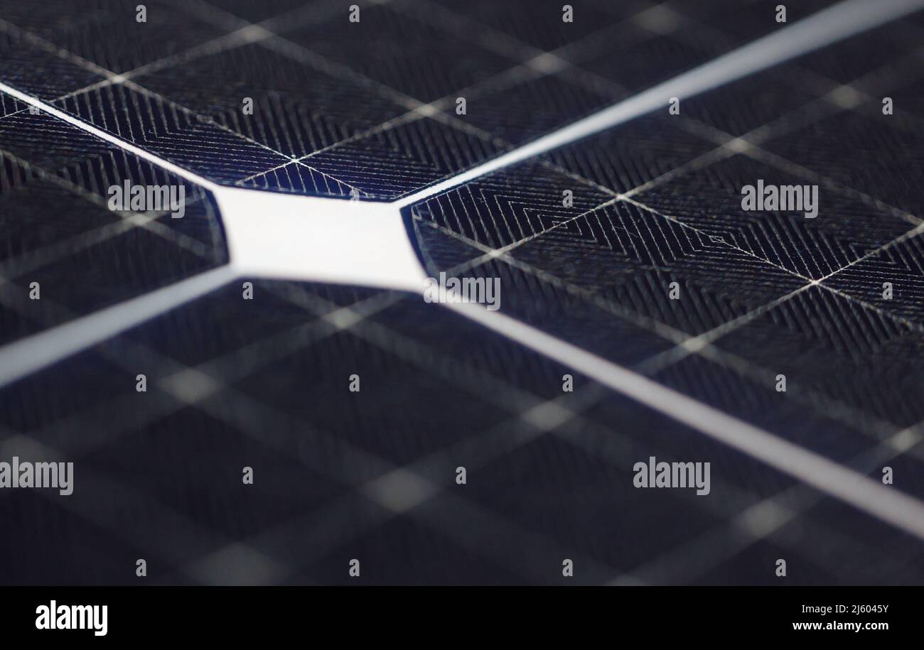 Solar panel detail abstract, renewable energy source Stock Photo - Alamy