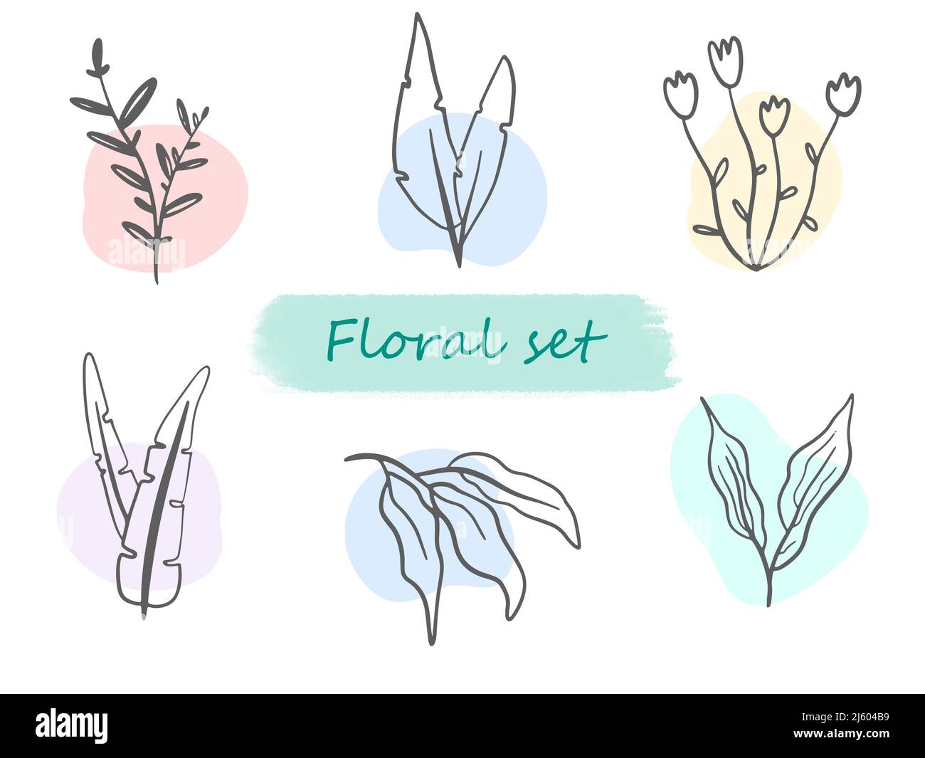 Lined with wildflowers Stock Vector Images - Alamy