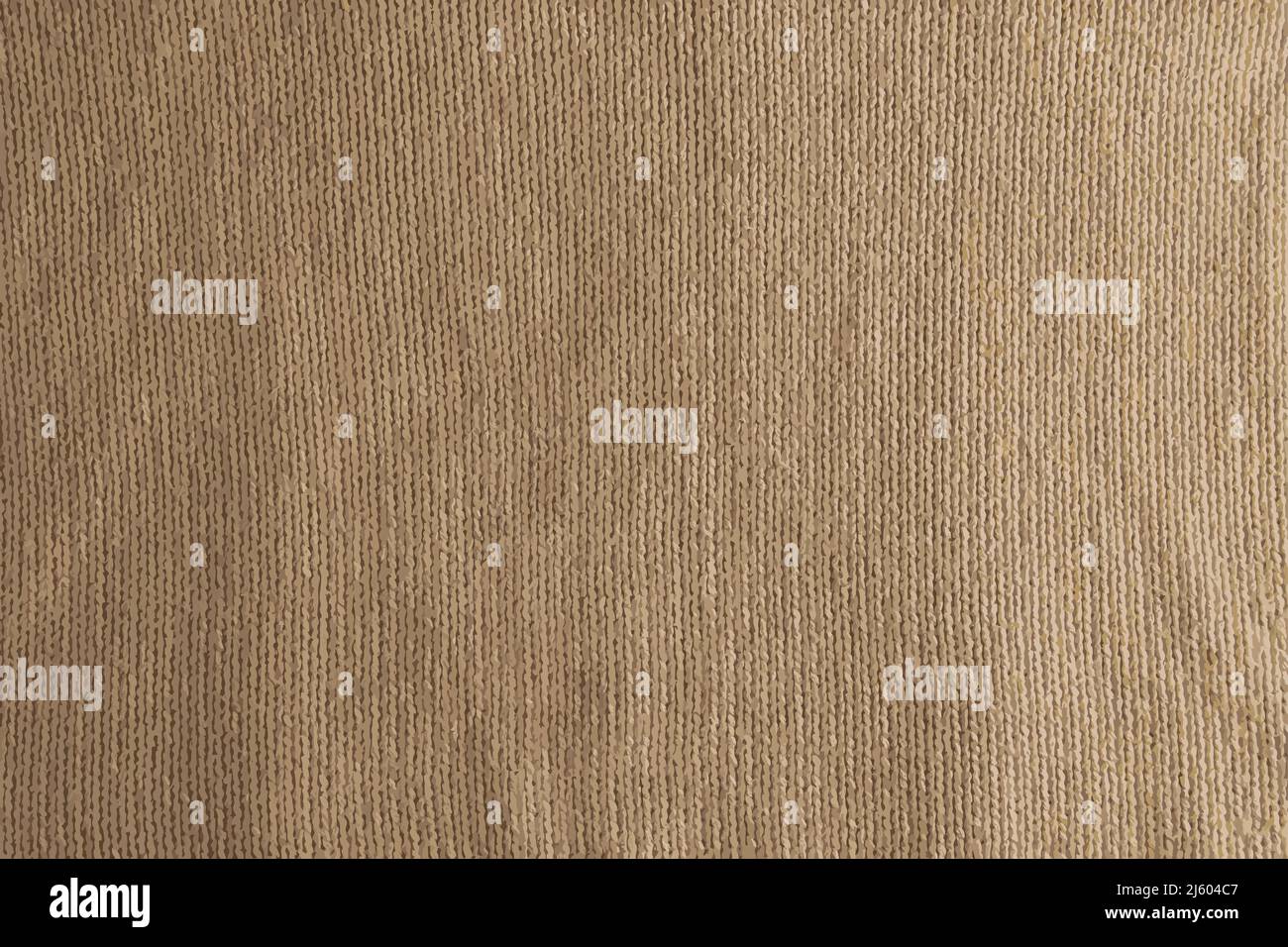 Realistic illustration of a beige knitted carpet close-up. Textile ...