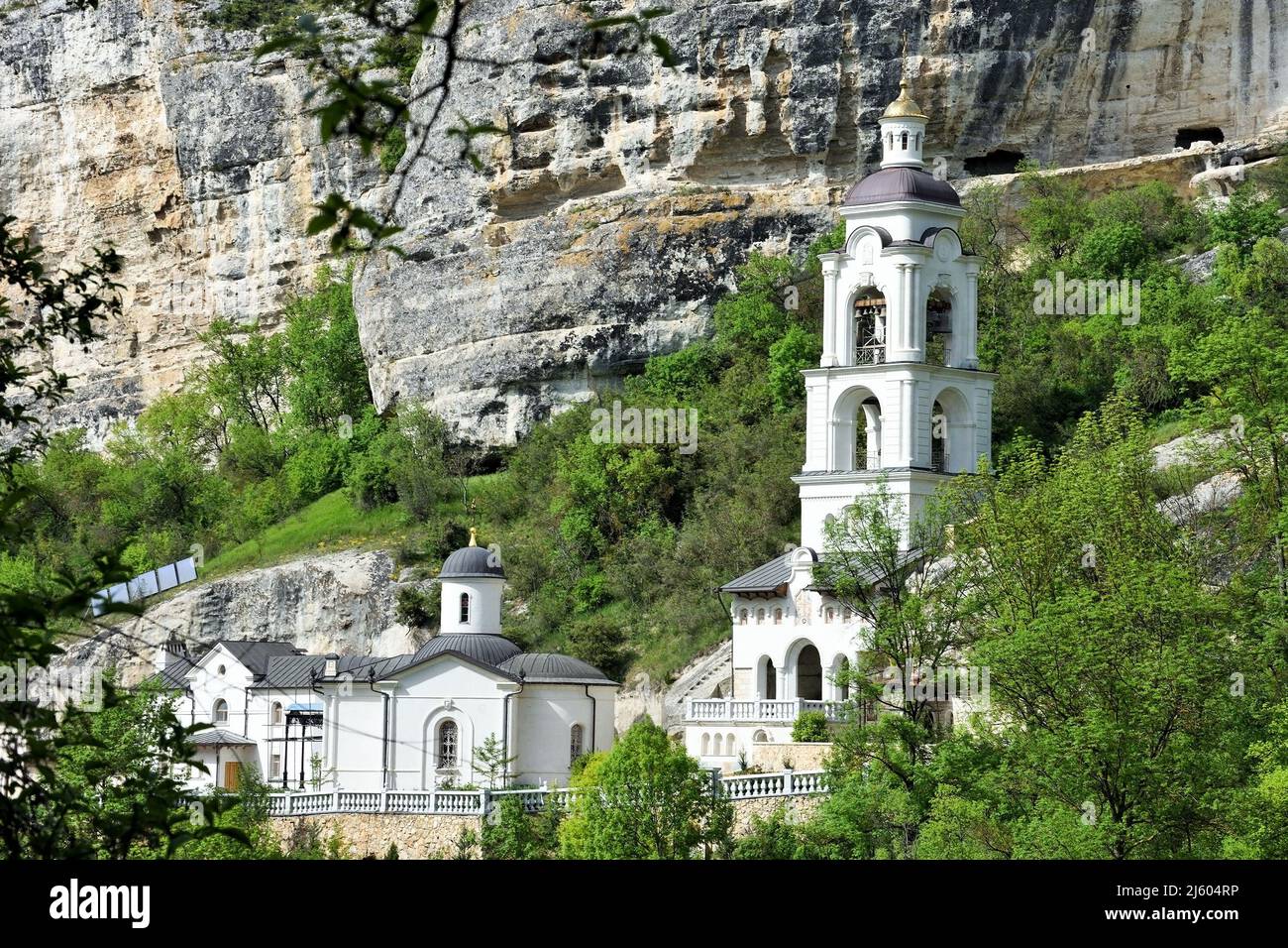 Orthodox temple in Bakhchisarai, Crimea (Bakhchisarai Holy Assumption ...