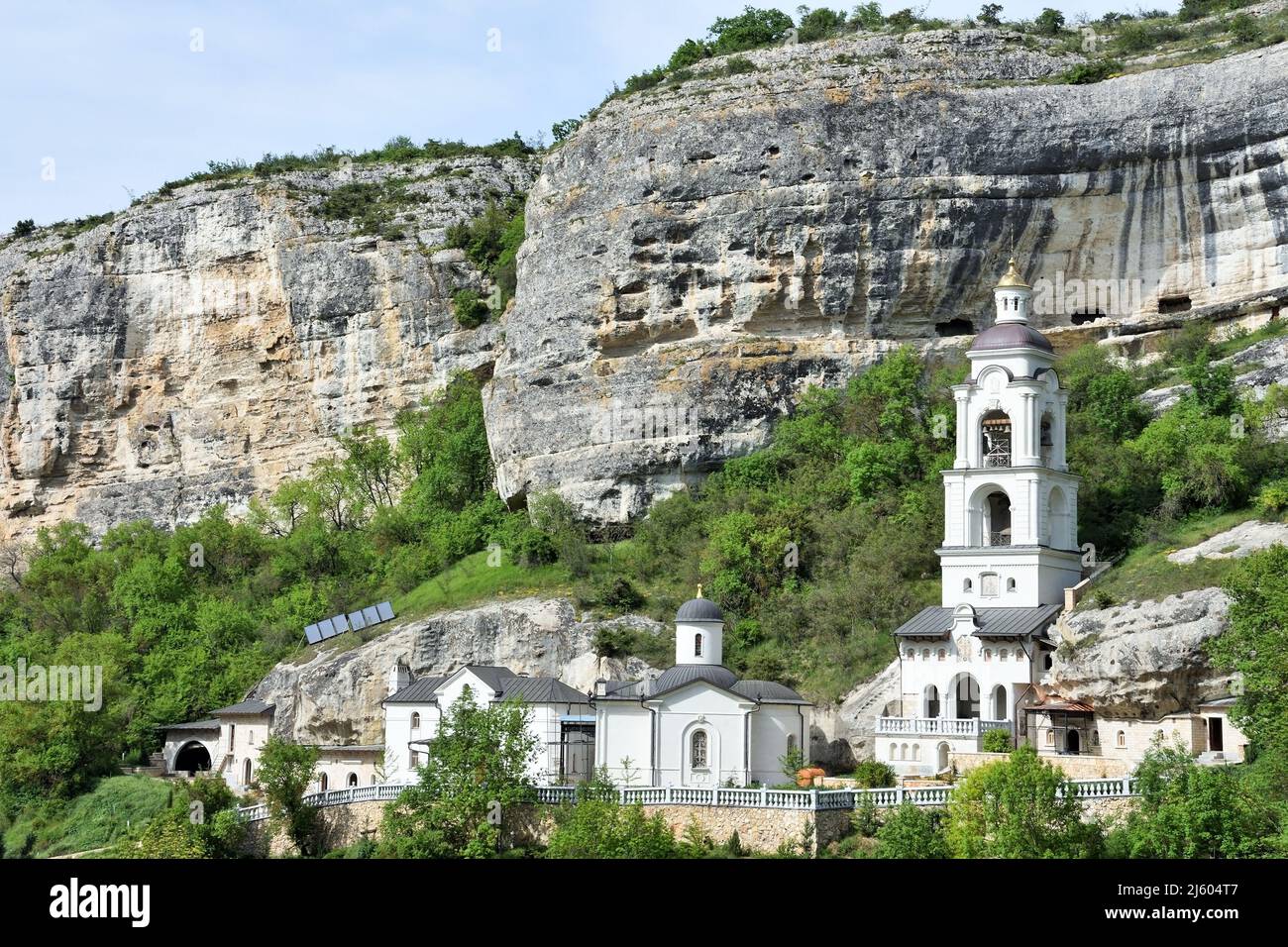 Orthodox temple in Bakhchisarai, Crimea (Bakhchisarai Holy Assumption ...