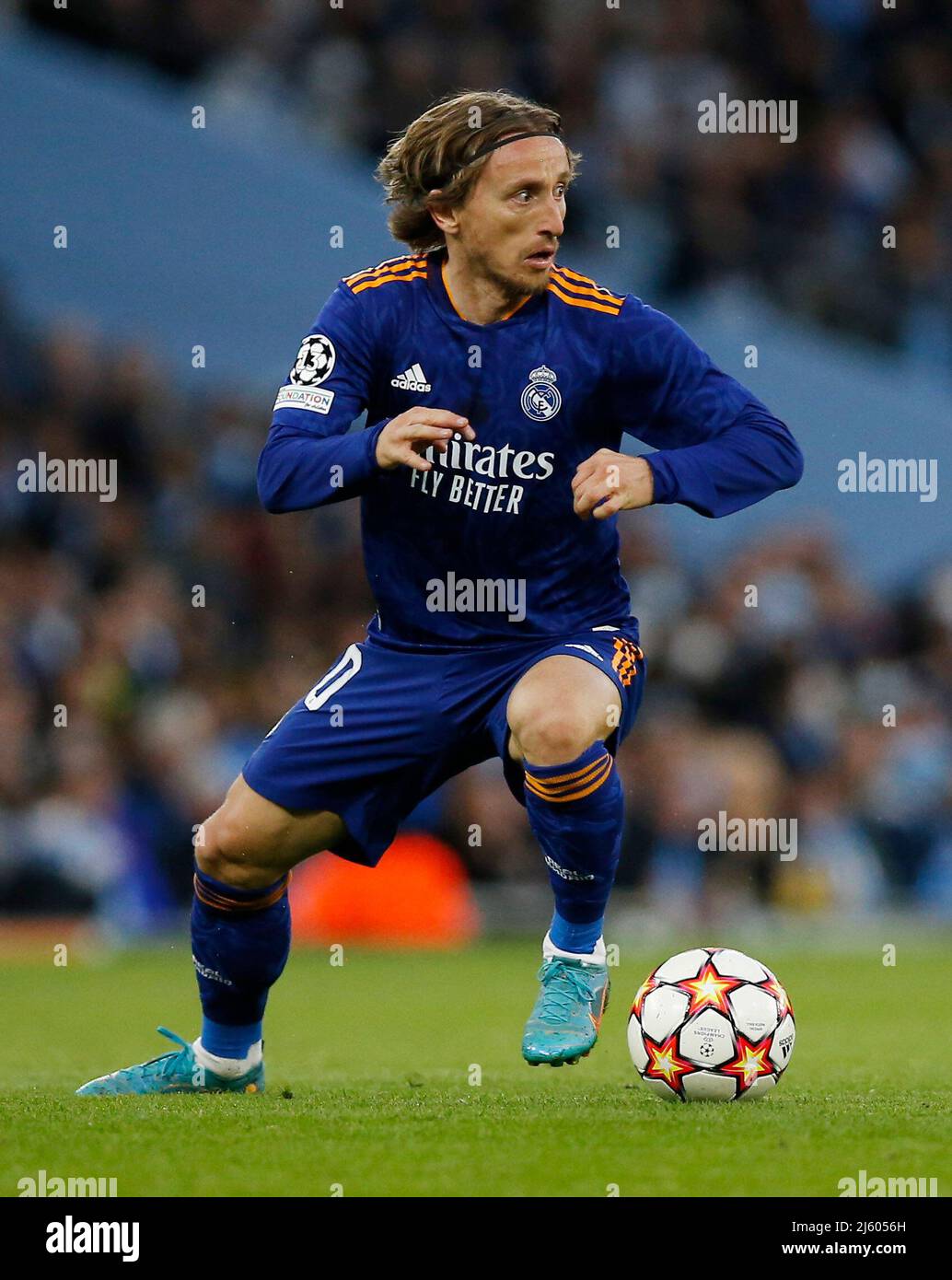 Etihad stadium real madrids luka modric hi-res stock photography and ...