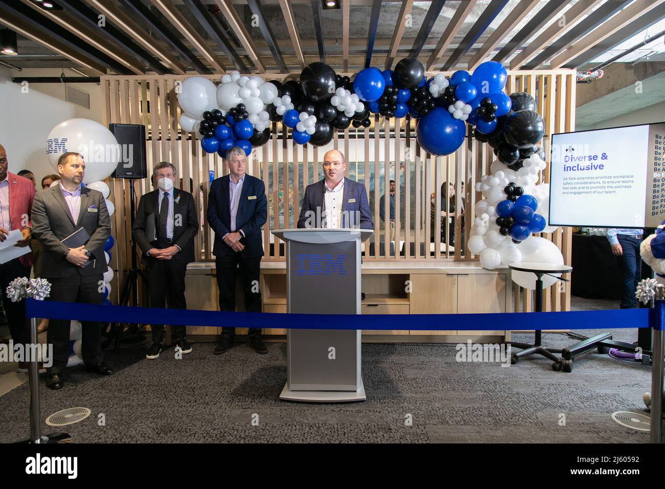 IBM officially opens its new flagship office at 16 York Street in ...