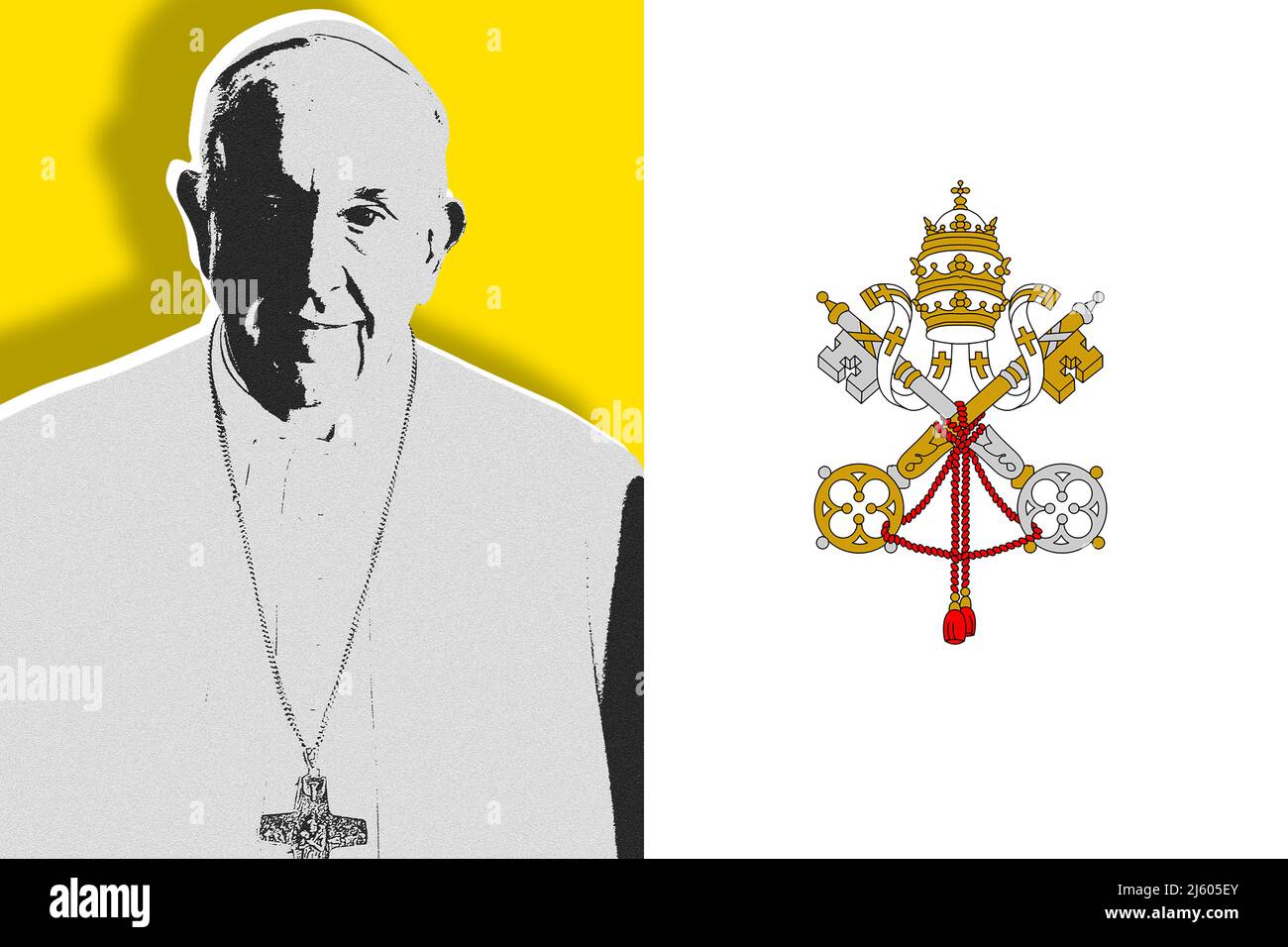 Catholic flag hi-res stock photography and images - Alamy