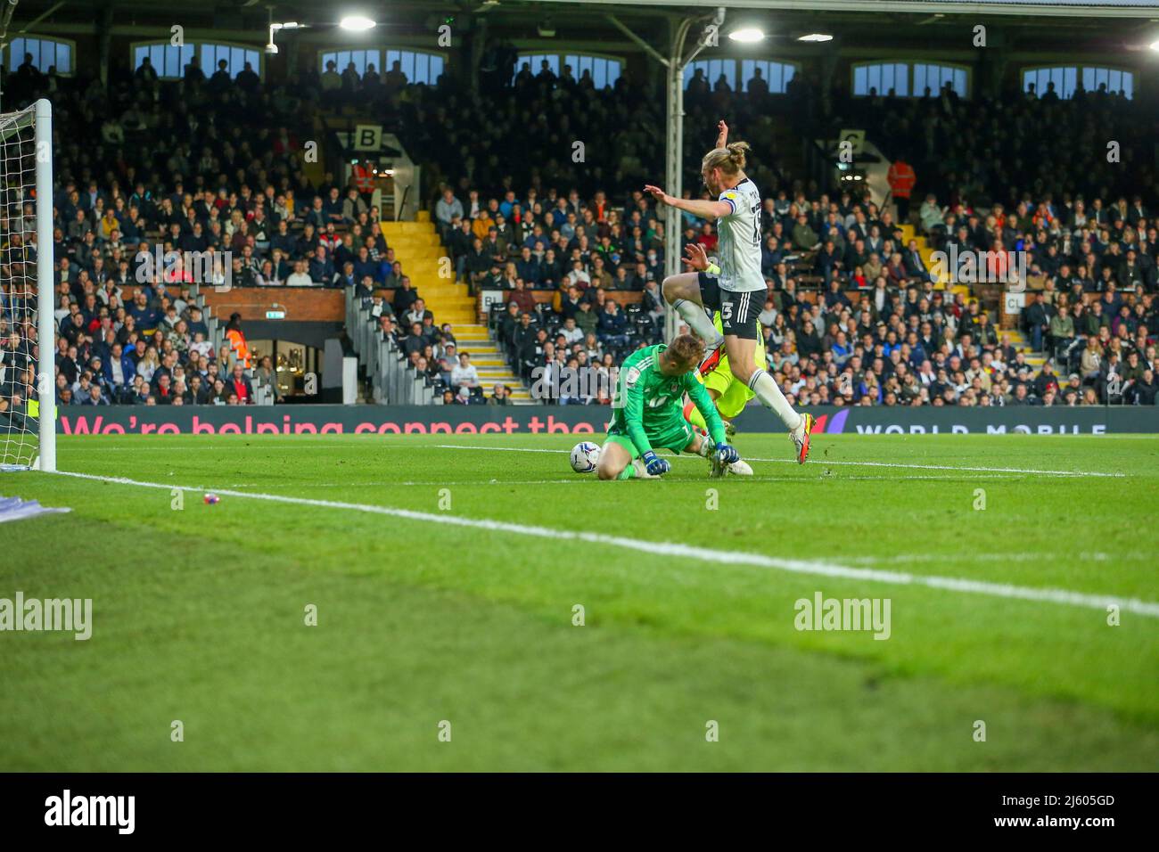 Fulham, UK. 26th April 2022: Craven Cottage, Fulham, London, England ...