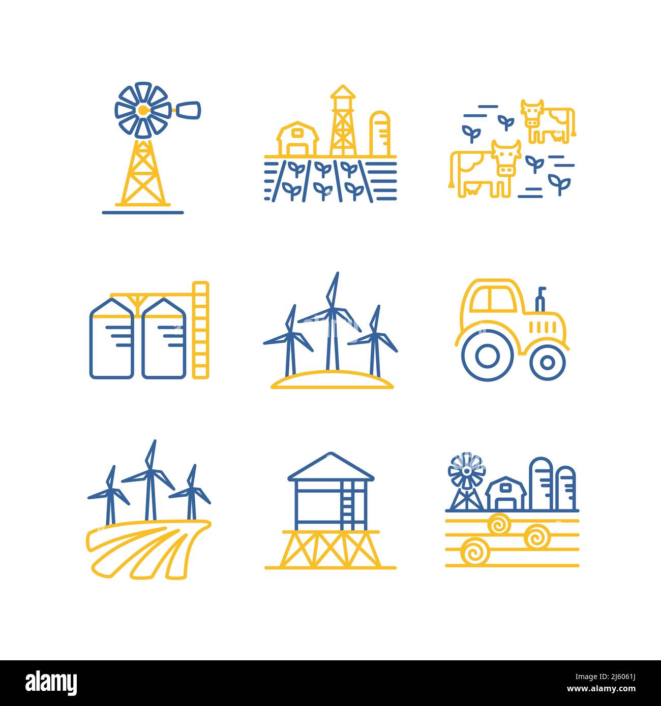 Farm Field isolated icon. Agriculture sign. Graph symbol for your web ...