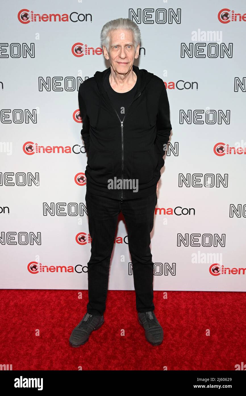 Las Vegas, Nevada, USA, April 26, 2022. Director David Cronenberg ...