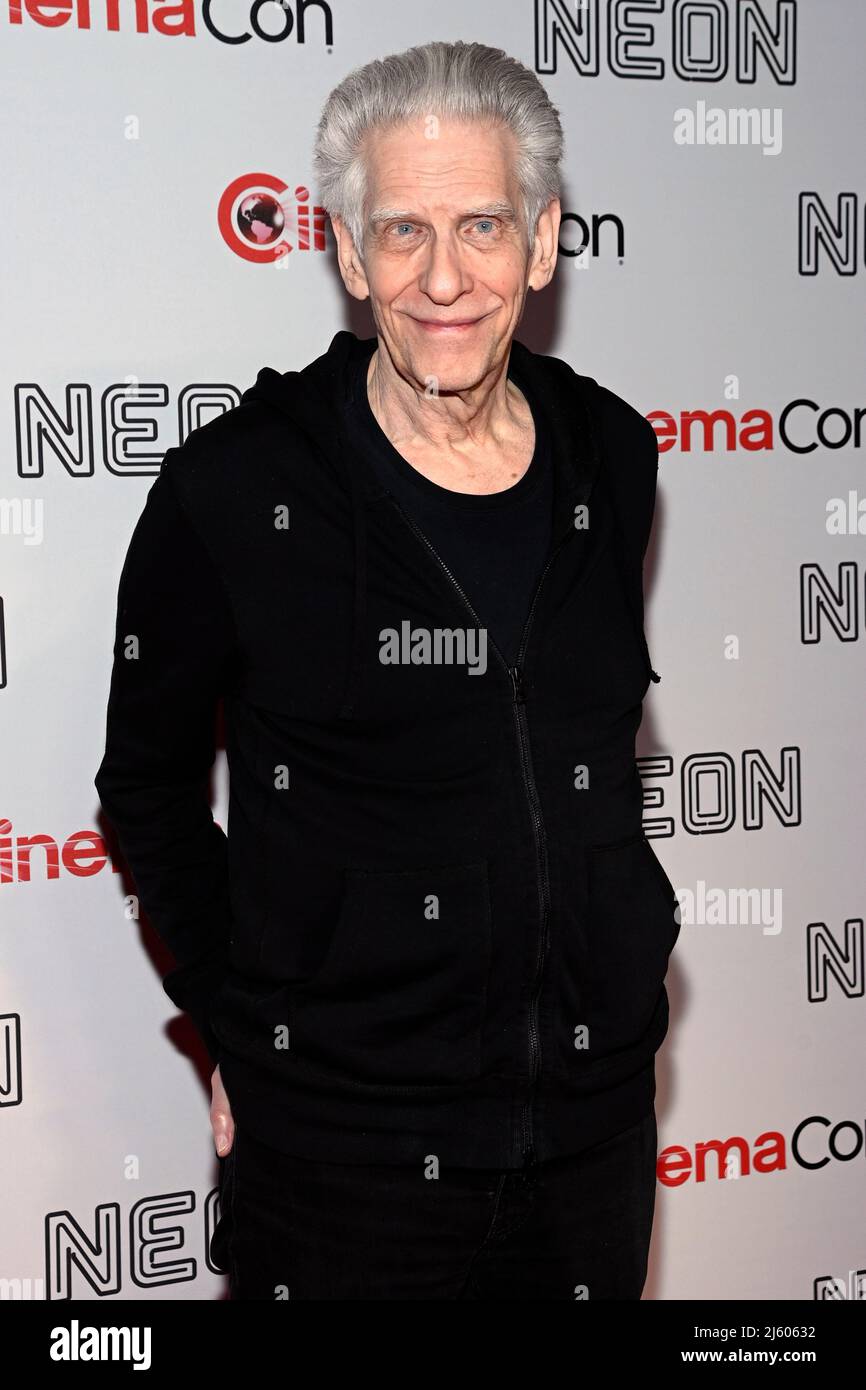 Las Vegas, Nevada, USA, April 26, 2022. Director David Cronenberg ...