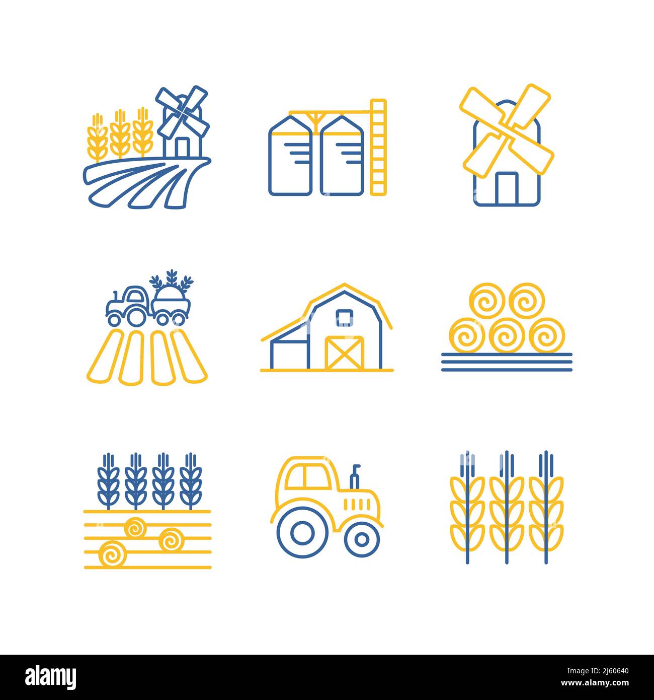 Farm Field icon. Agriculture sign. Graph symbol for your web site ...