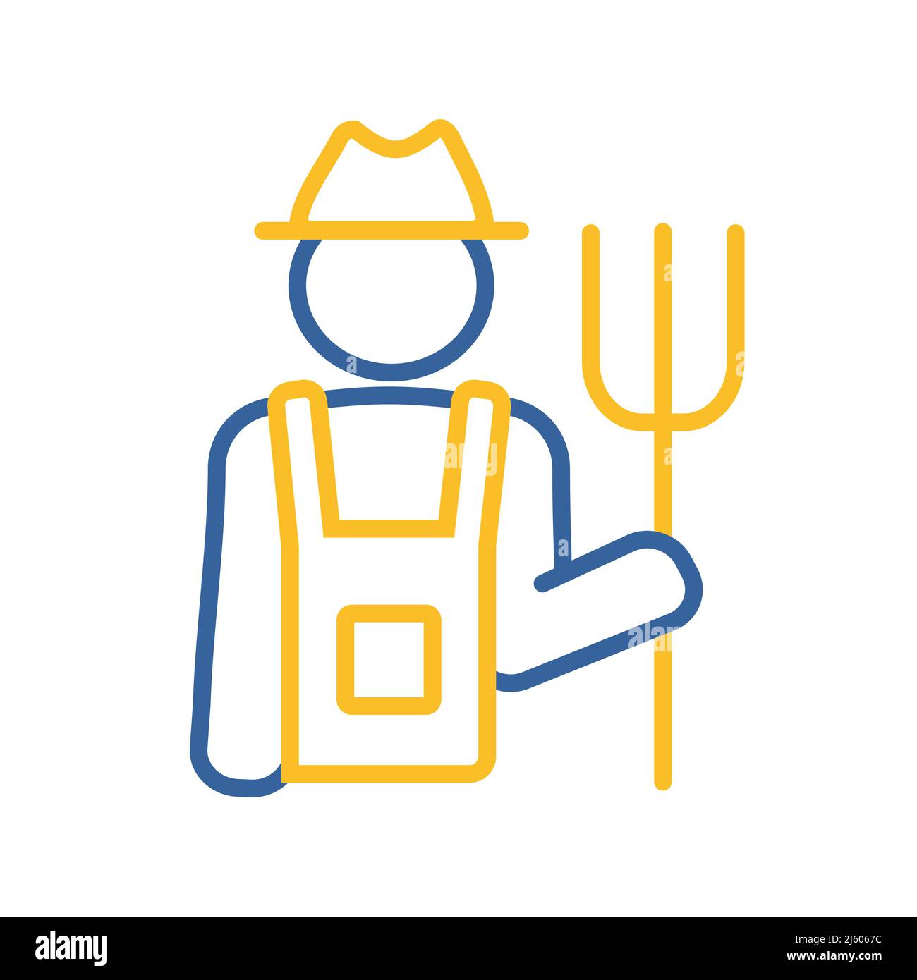 Villager logo hi-res stock photography and images - Alamy