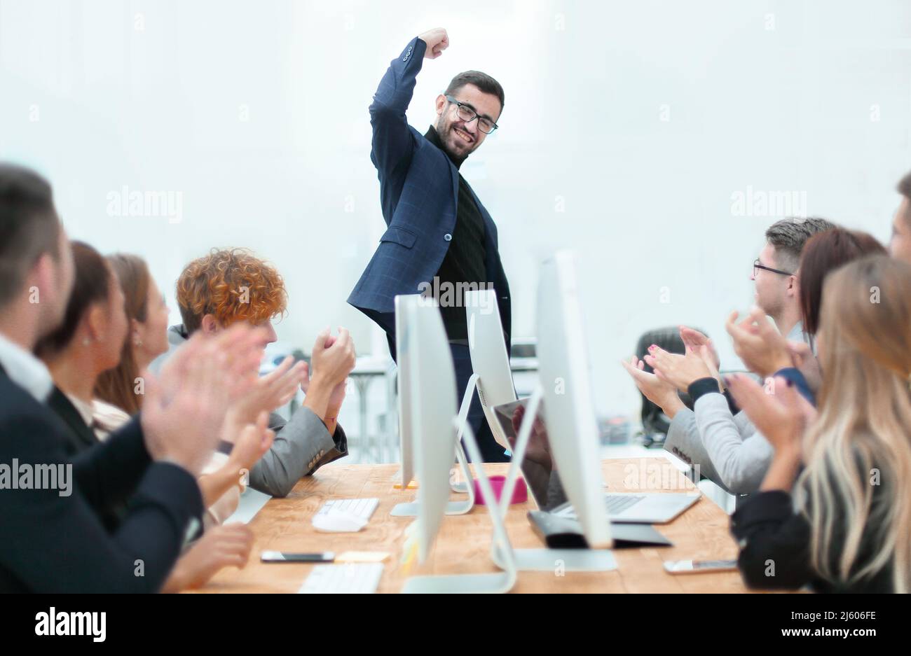 Supporting staff communication hi-res stock photography and images - Alamy