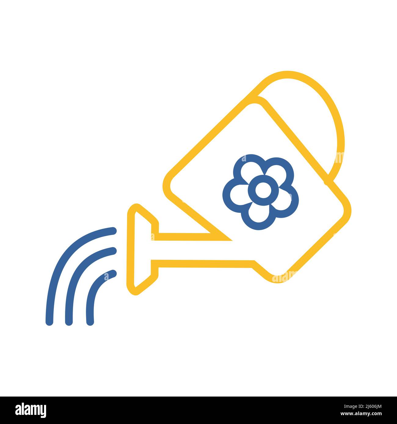 Watering can vector icon. Irrigation symbol. Graph symbol for ...