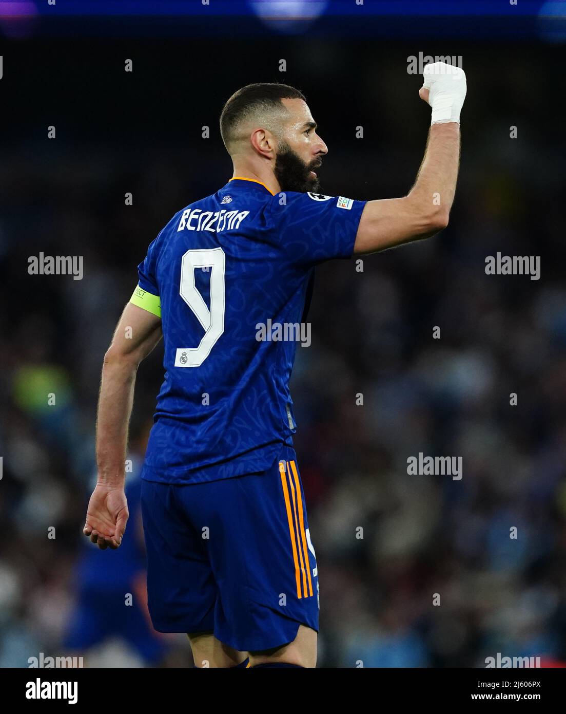 Real madrids karim benzema his goal of the game hi-res stock ...
