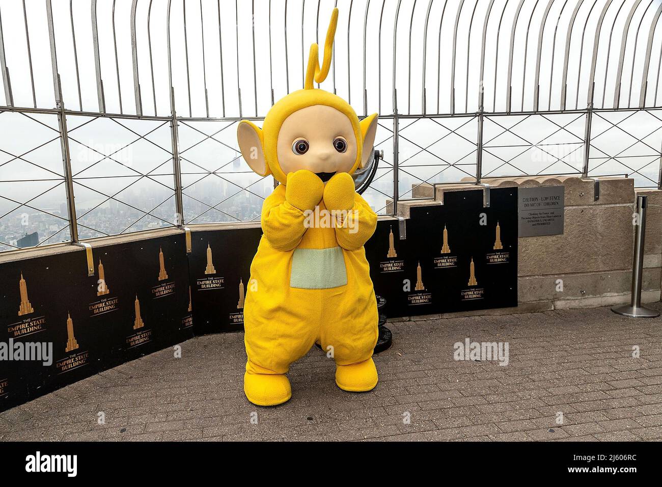 New York, NY, USA. 26th Apr, 2022. Laa-Laa at the Teletubbies ...