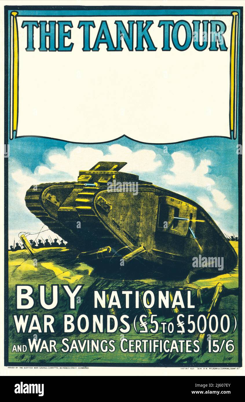 Vintage Posters Ww1 British Savings Bond Poster 1915
