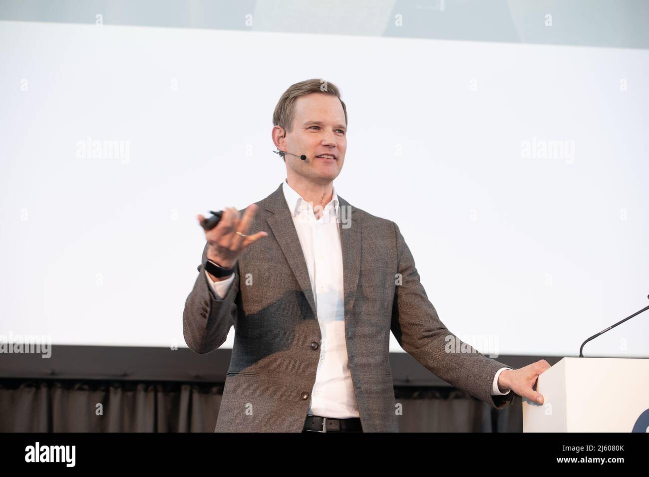 Munich, Germany. 26th Apr, 2022. The virologist Prof. Hendrik Streeck ...