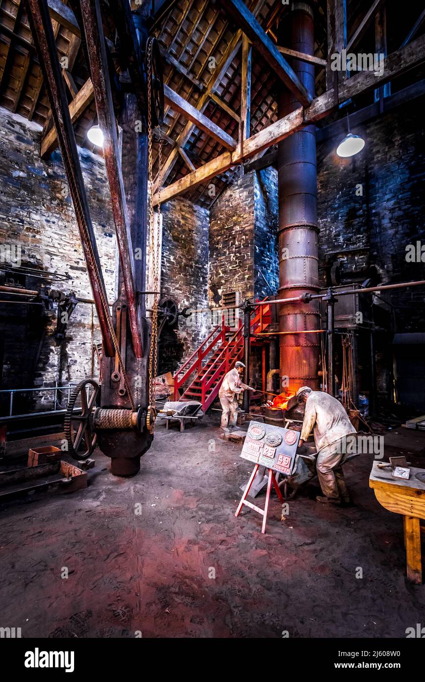 National Slate Museum Llanberis Wales Stock Photo - Alamy