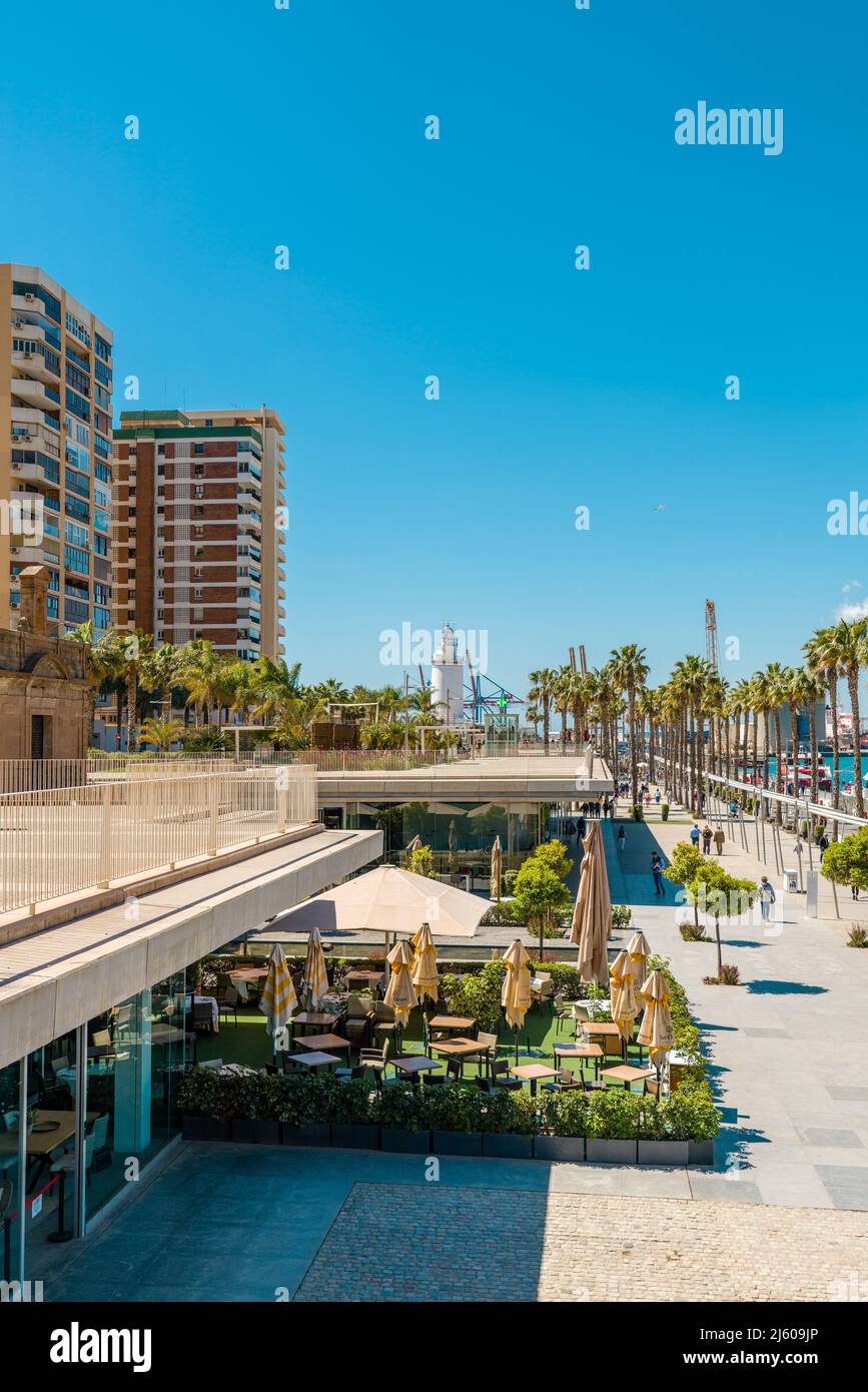 Beautiful port malaga harbor area hi-res stock photography and images ...