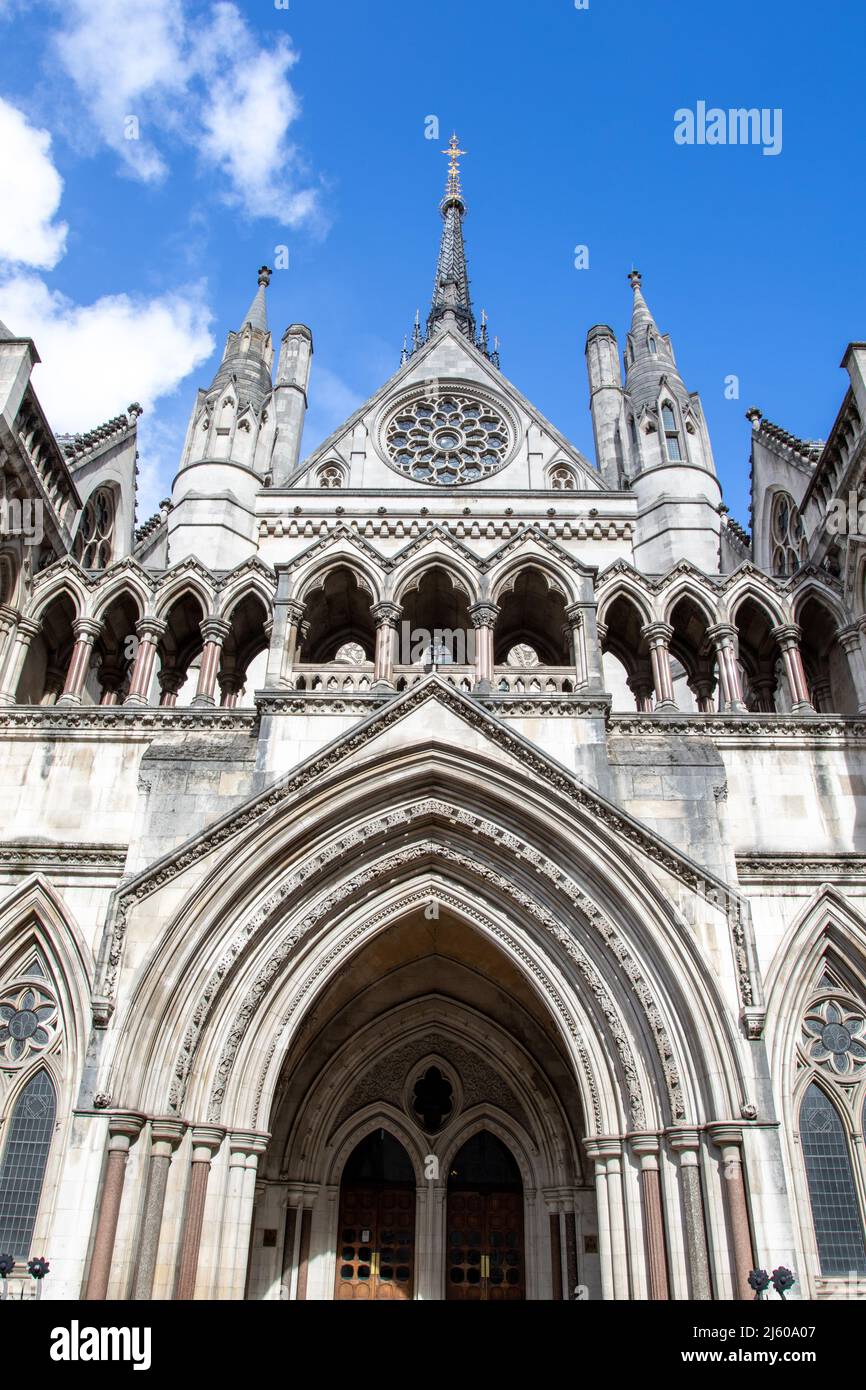 Royal Courts of Justice, London Stock Photo - Alamy