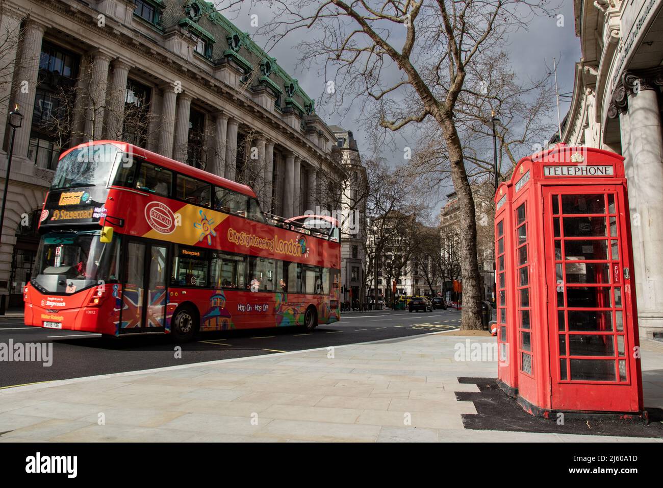 Double Decker Bus in London Stock Photo - Alamy