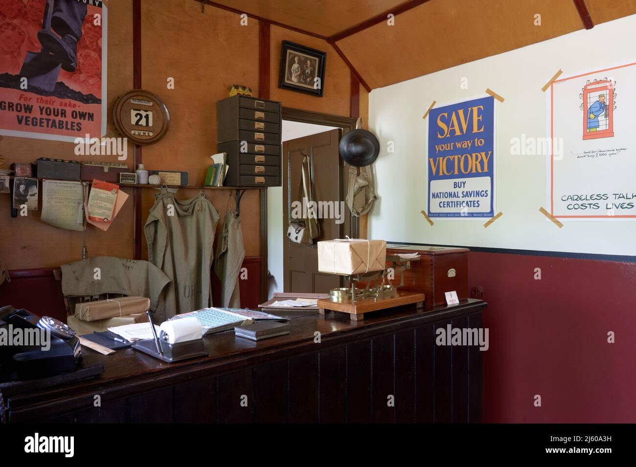 The Post Office, St Fagans National Museum of History Stock Photo - Alamy