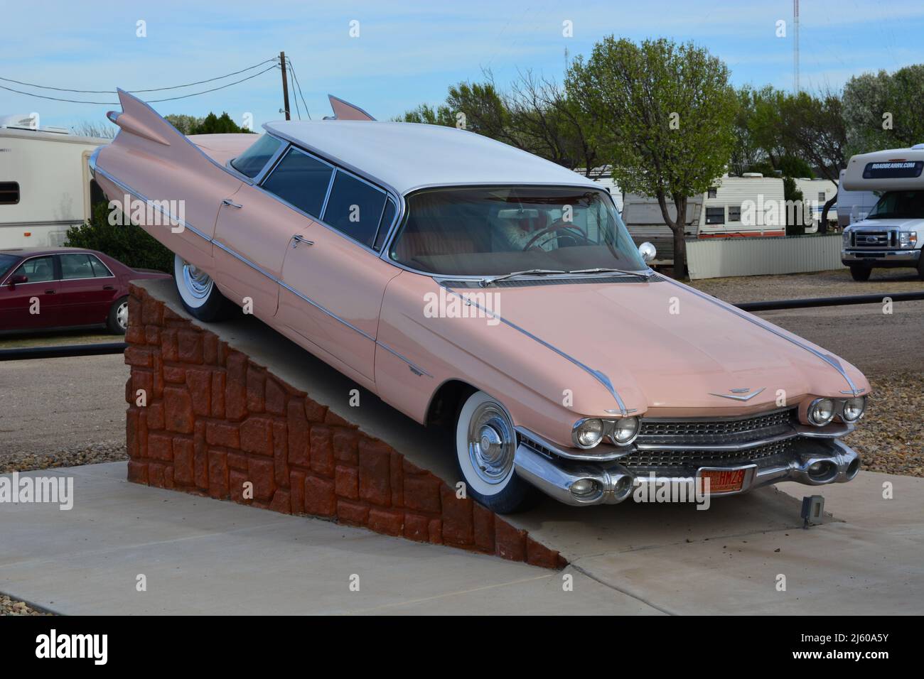 The Cadillac Ranch in Amarillo Stock Photo - Alamy