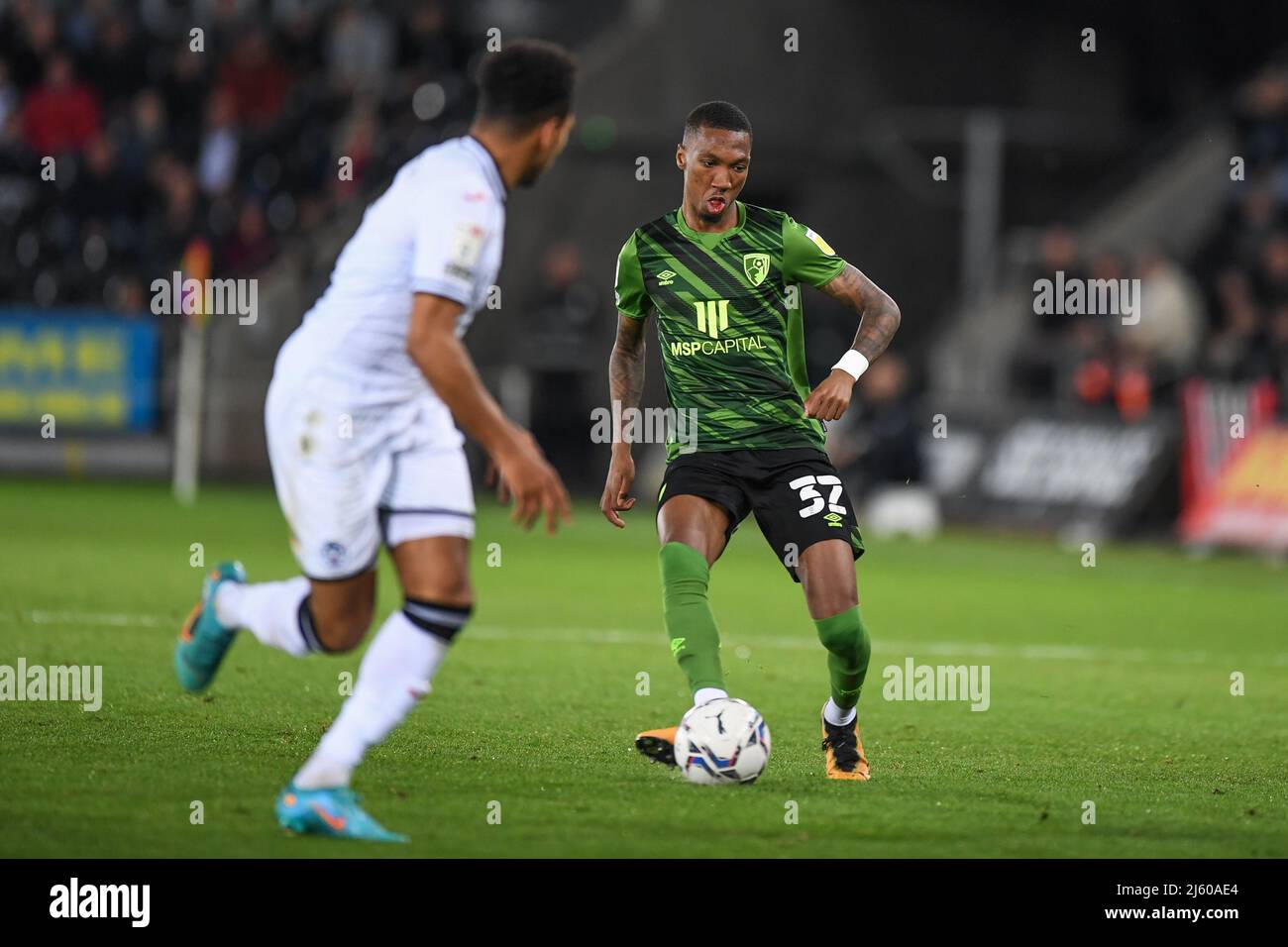 Jaidon Anthony #32 of Bournemouth in action during the game Stock Photo ...