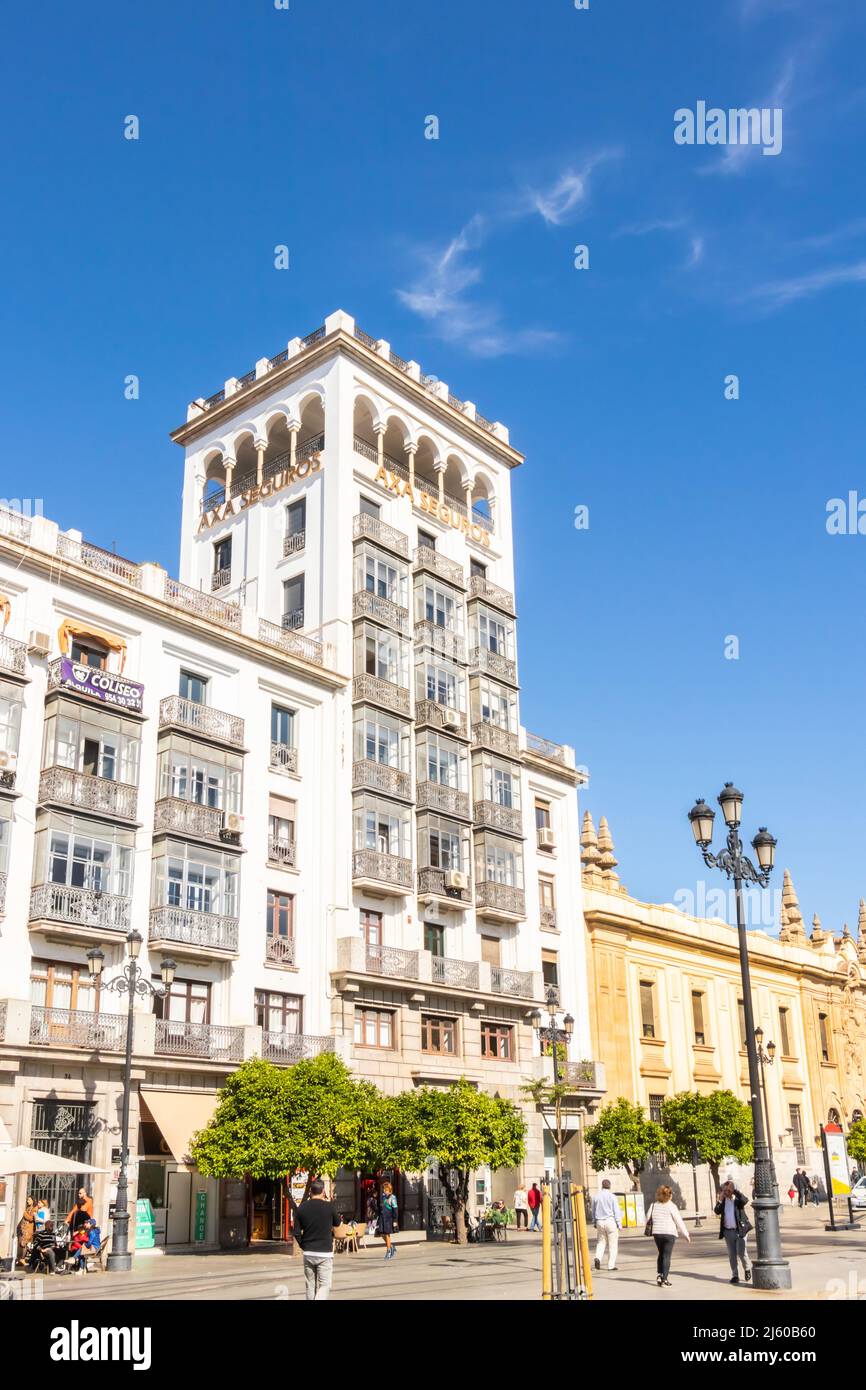 Axa Seguros office building in in Seville Sevilla spain with ...