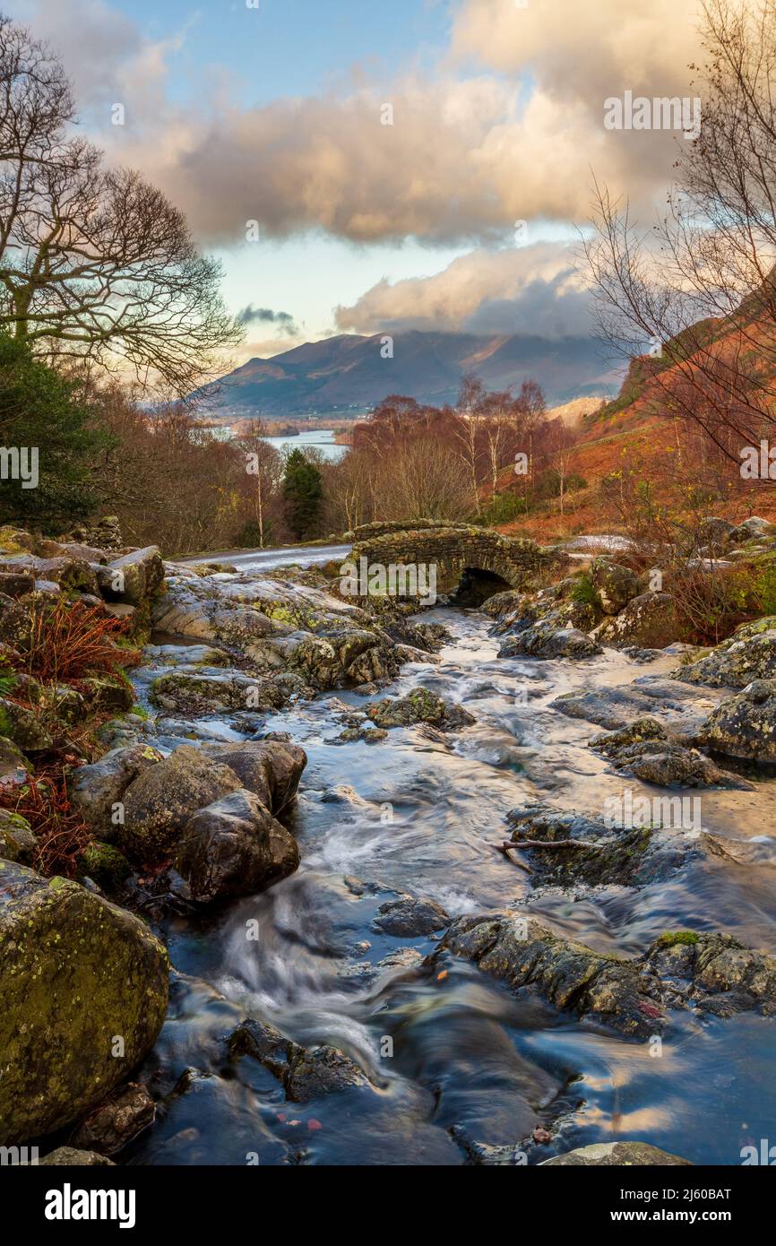 Ashness Bridge in the lake district Stock Photo - Alamy